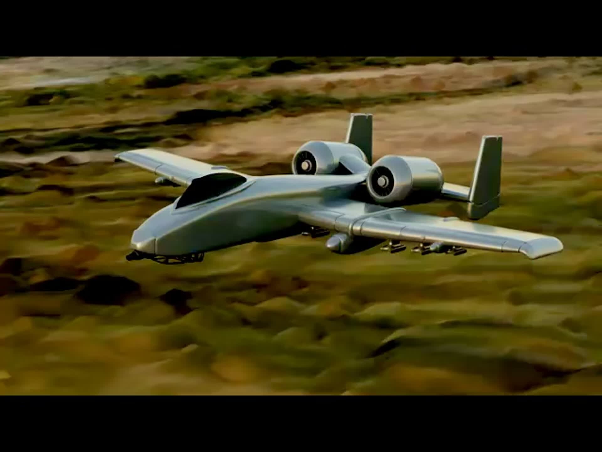 ArtStation - Aircraft animation rendering