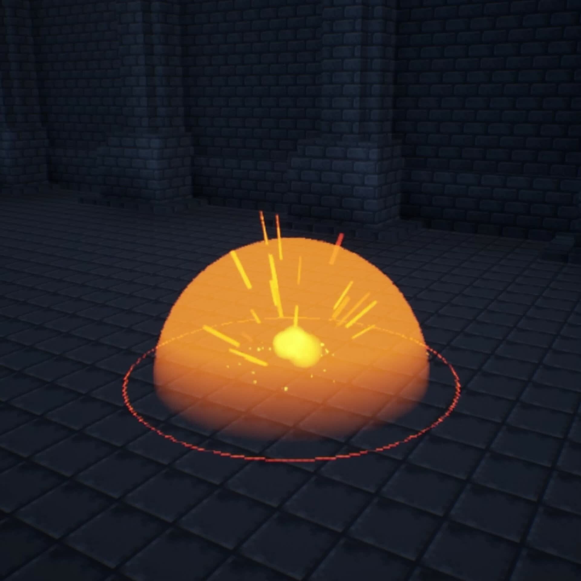 ArtStation - Explosion - Minecraft Dungeons Fan Art