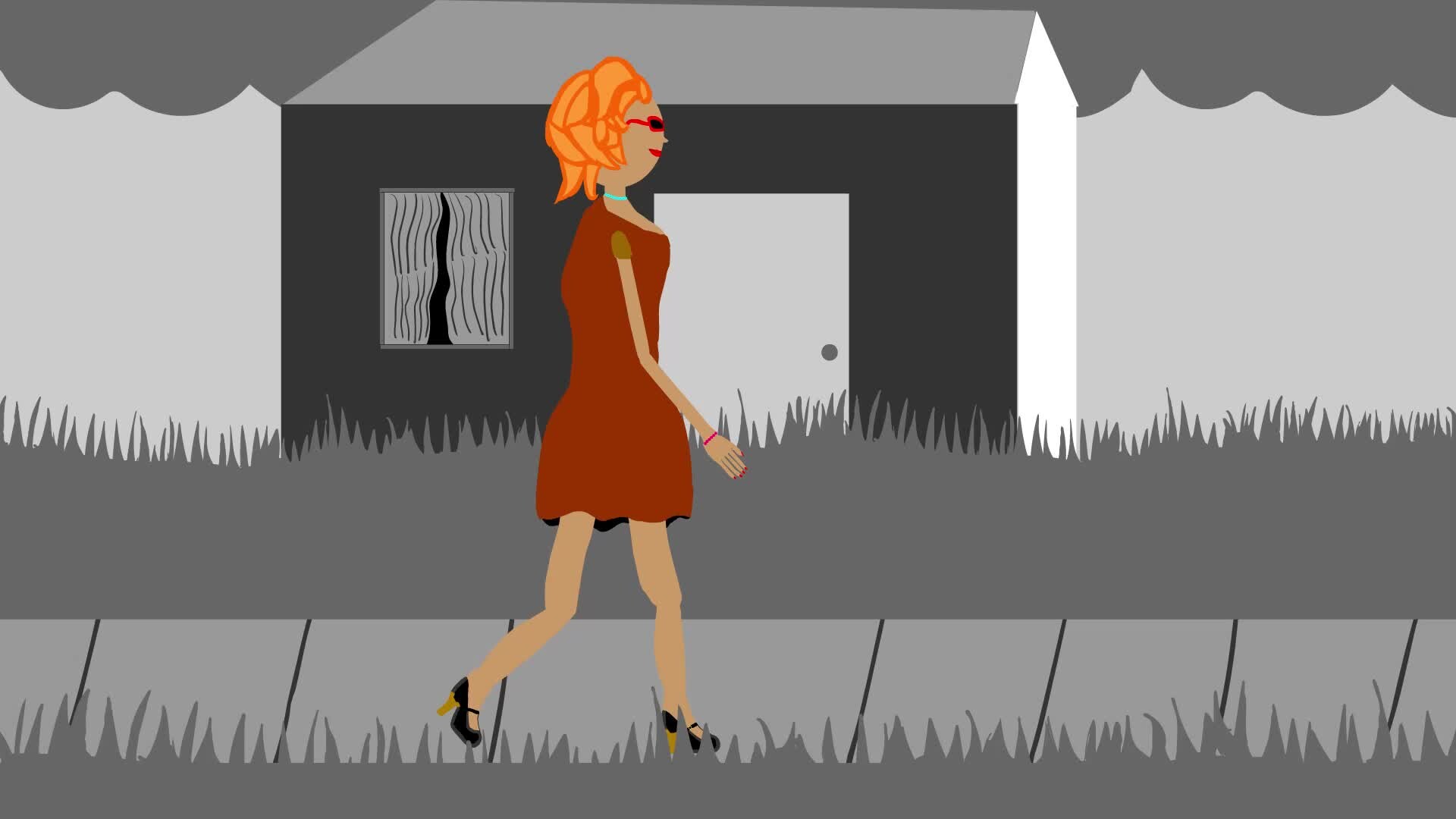 ArtStation - 50s Woman Walk Cycle