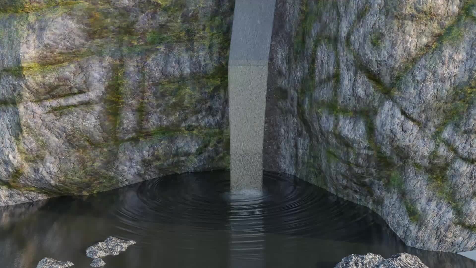 ArtStation - WATERFALL SIMILATION