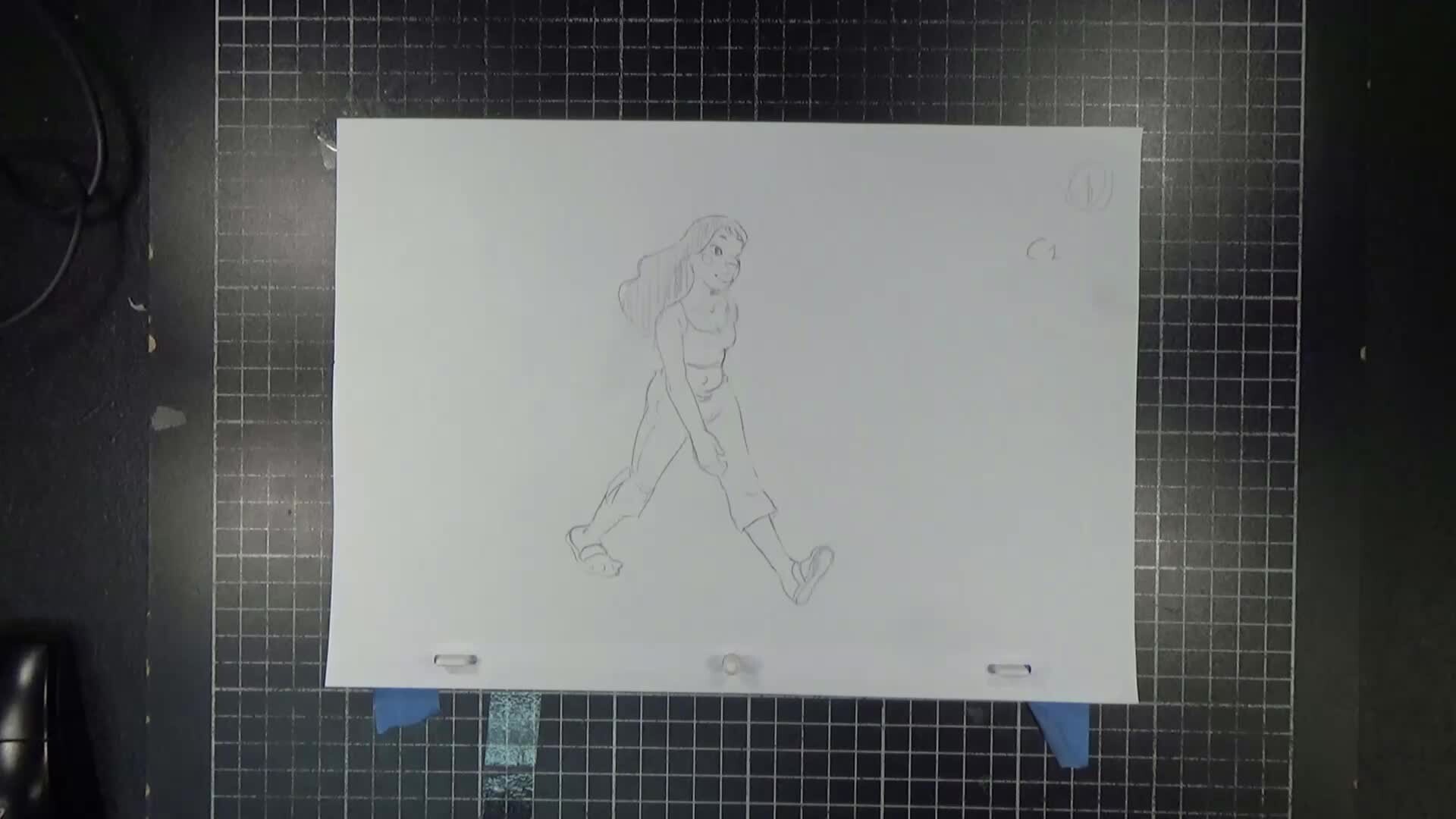 ArtStation - 3/4 Walk cycle Animation