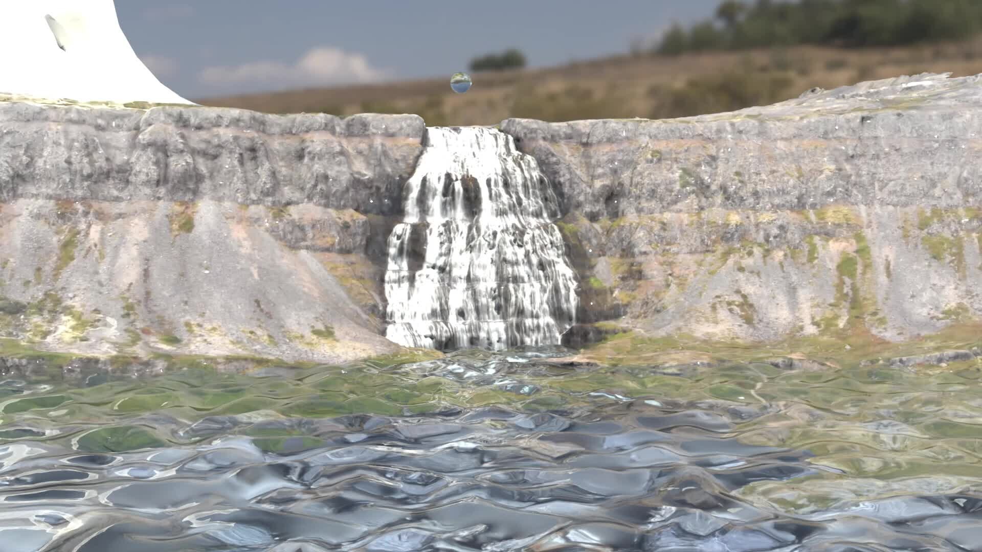 ArtStation - Waterfall Simulation