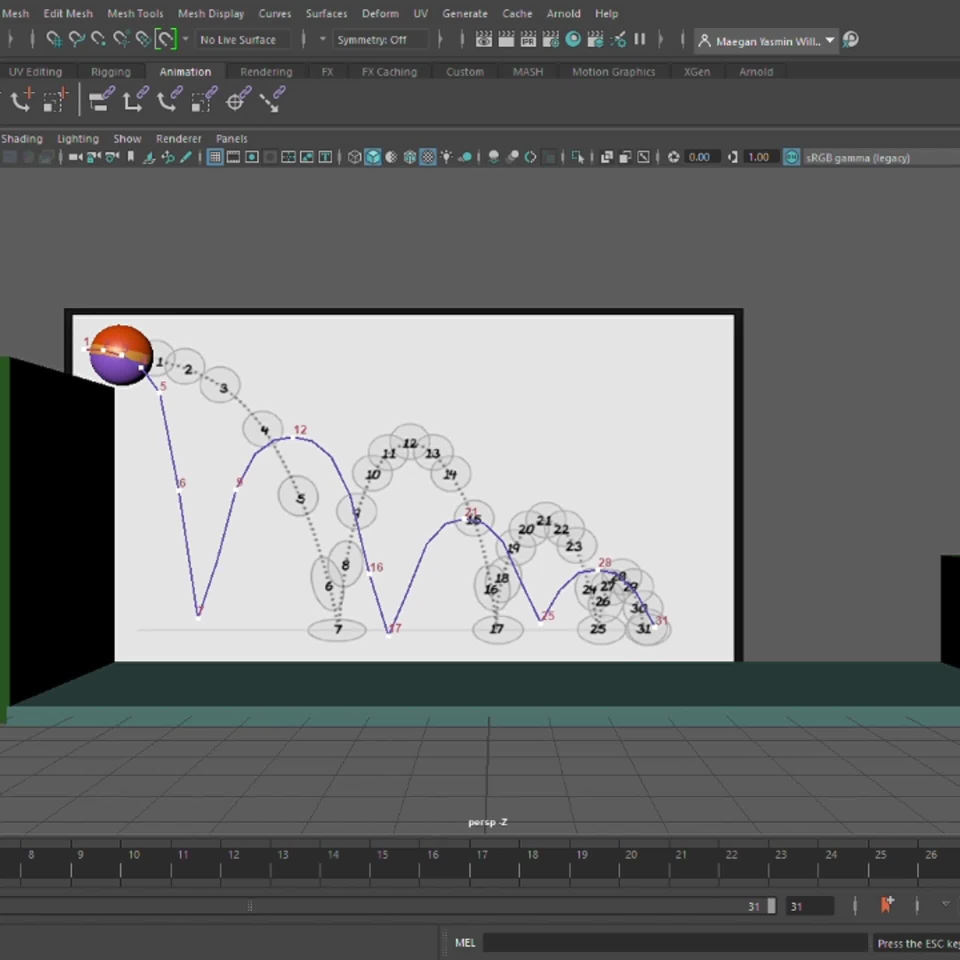 ArtStation - Bouncing Ball Animation