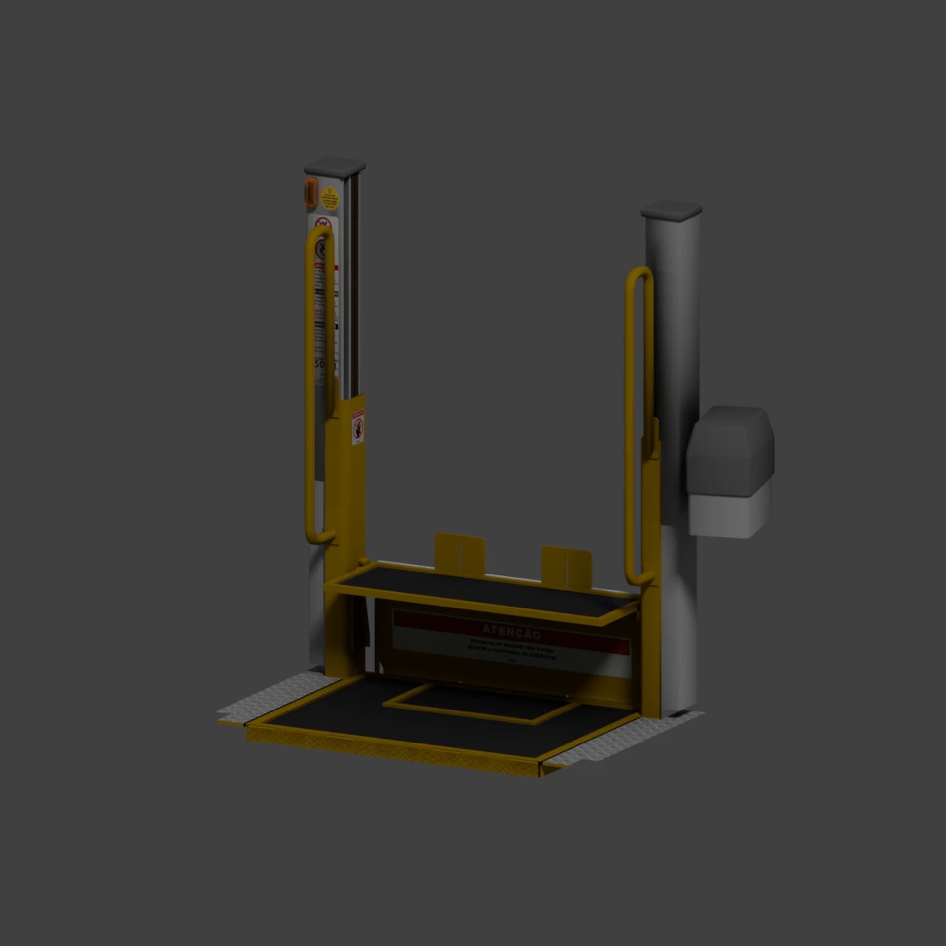 ArtStation - Bus elevator Ortobras / Elevador de ônibus Ortobras