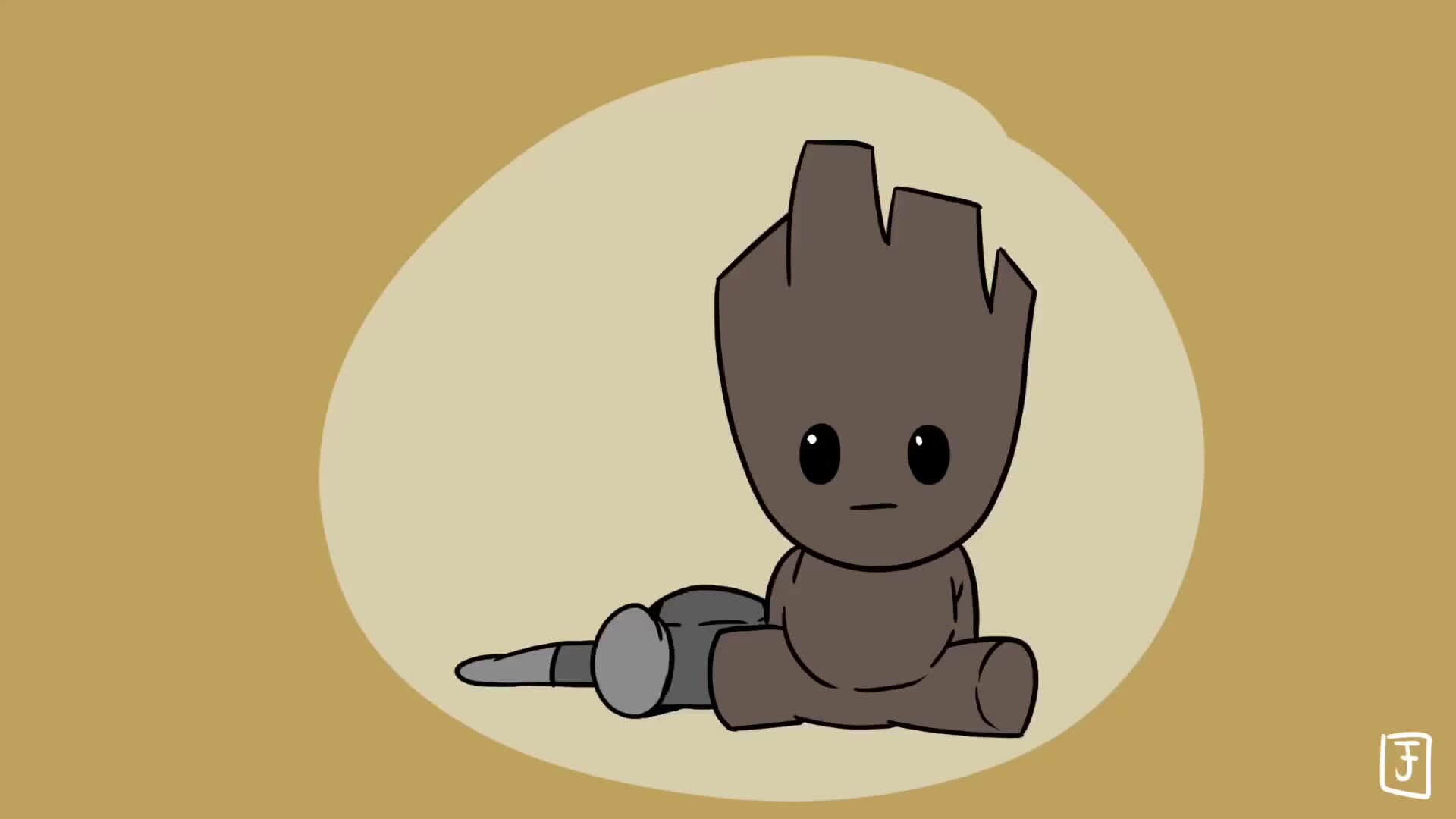 ArtStation - 2D ANIMATION - GROOT