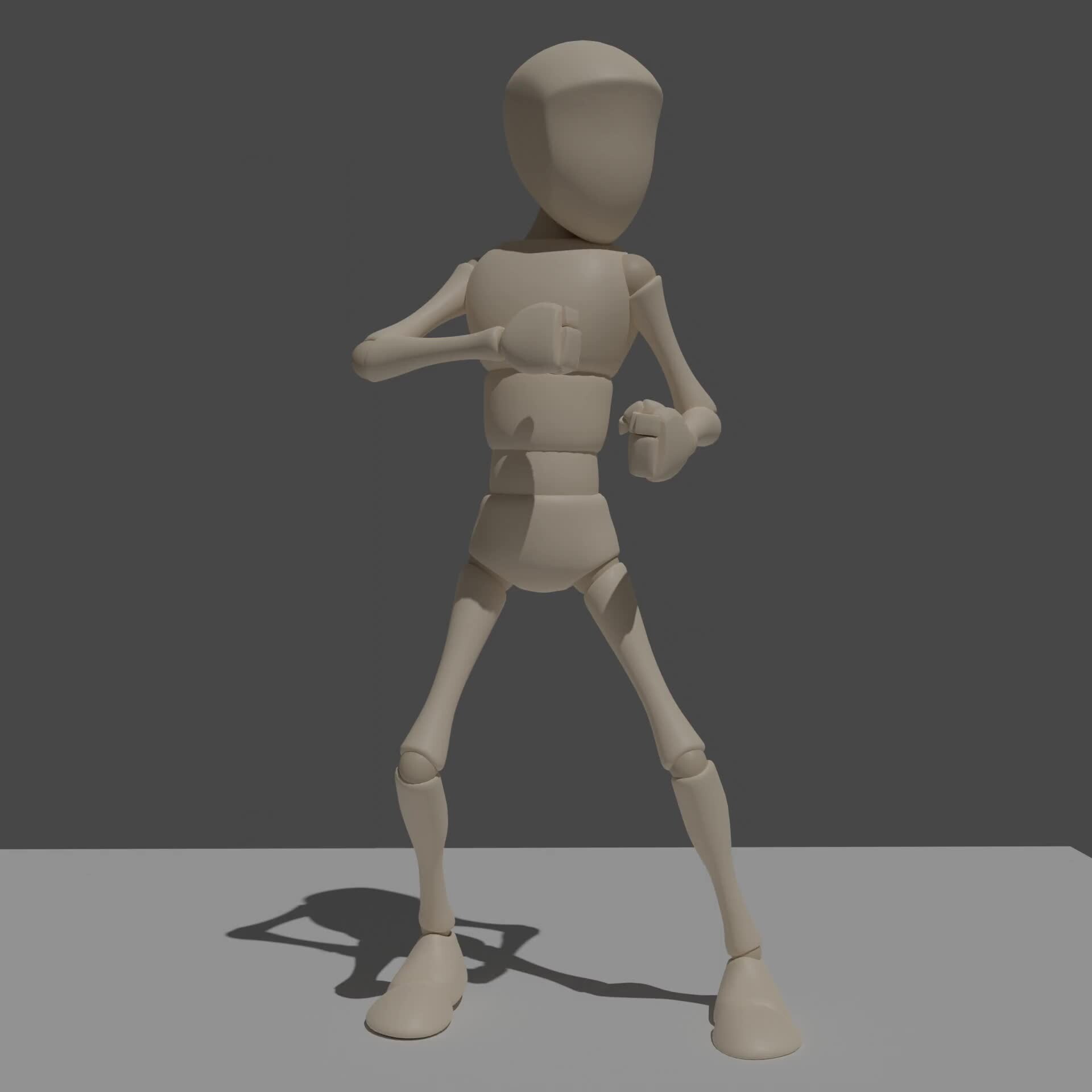ArtStation - Fighting game idle animation