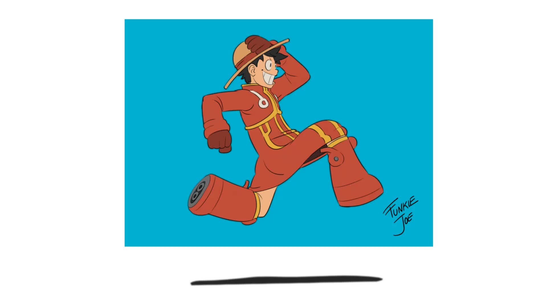 ArtStation - Luffy running animation