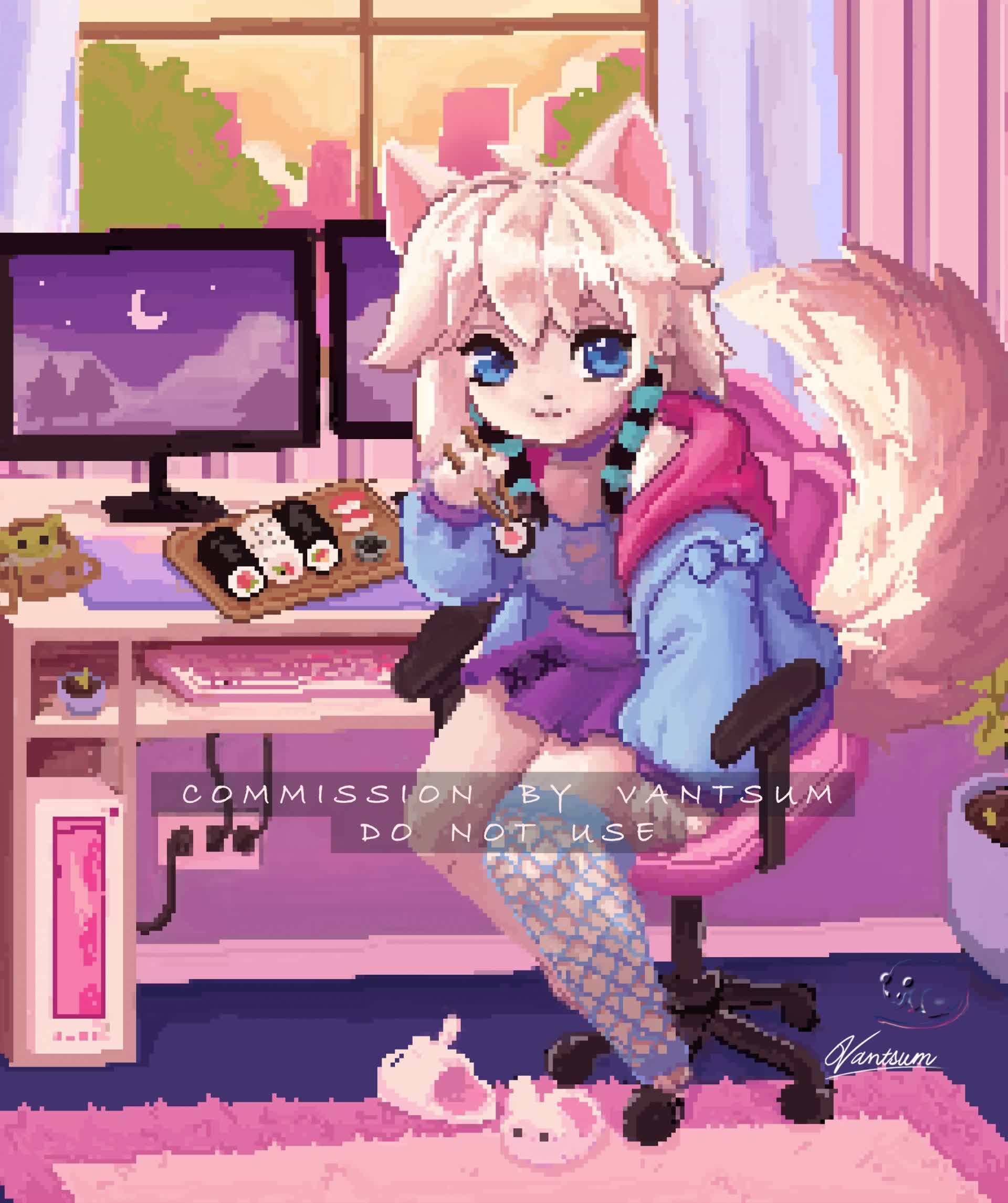 ArtStation - Pixel Animation (Commission for Onafiasa)