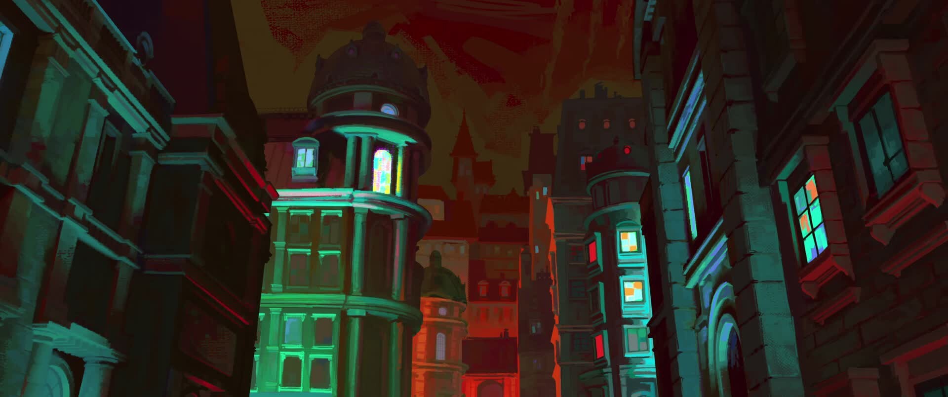 ArtStation - RED CITY - Camera Projection