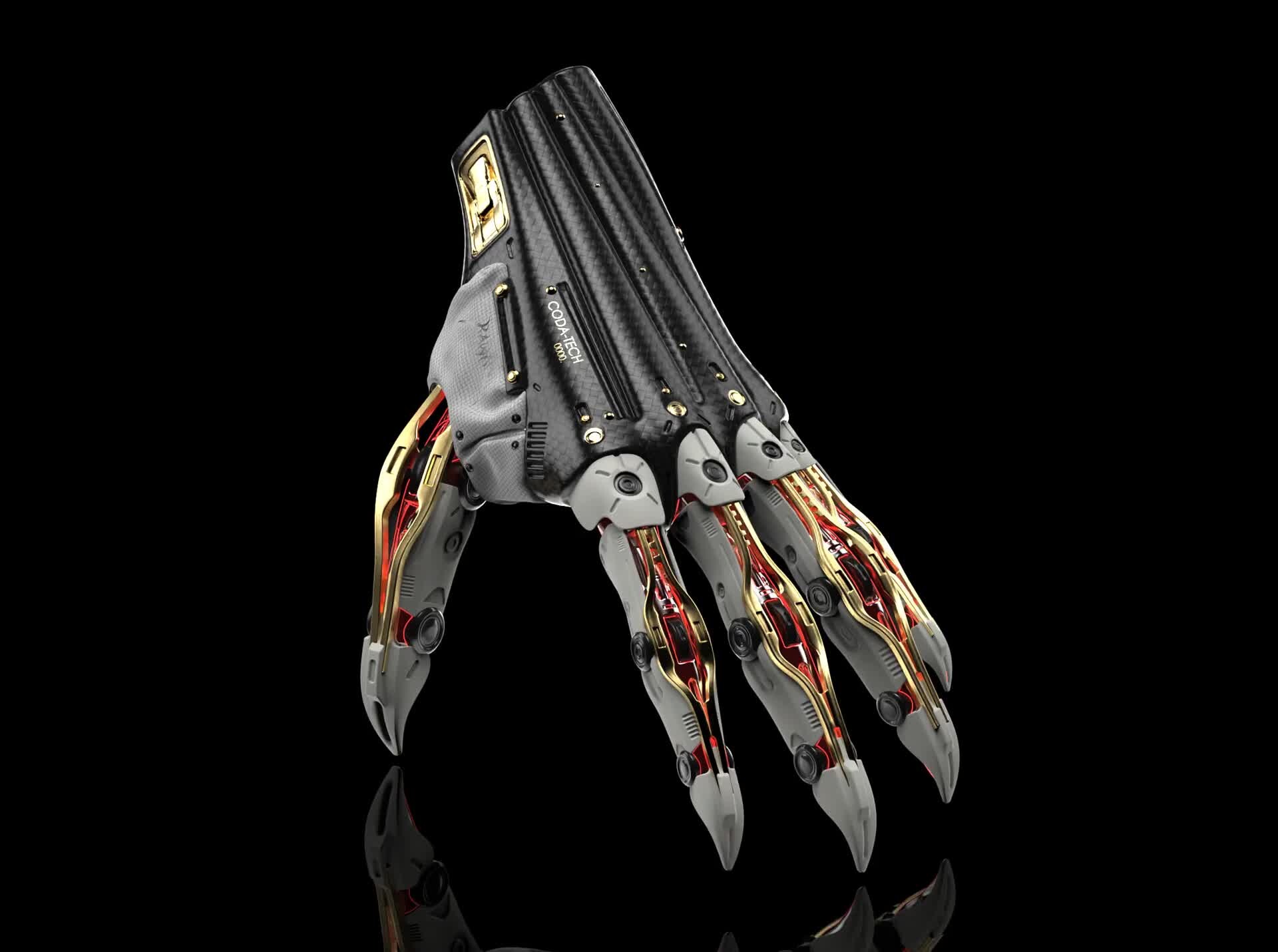 ArtStation - Hand of God | Sci-fi hand prosthesis