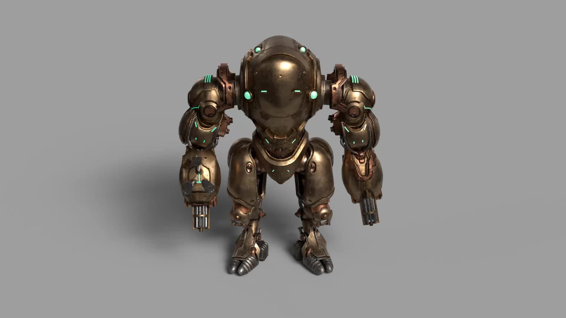 ArtStation - Steam Punk Robot