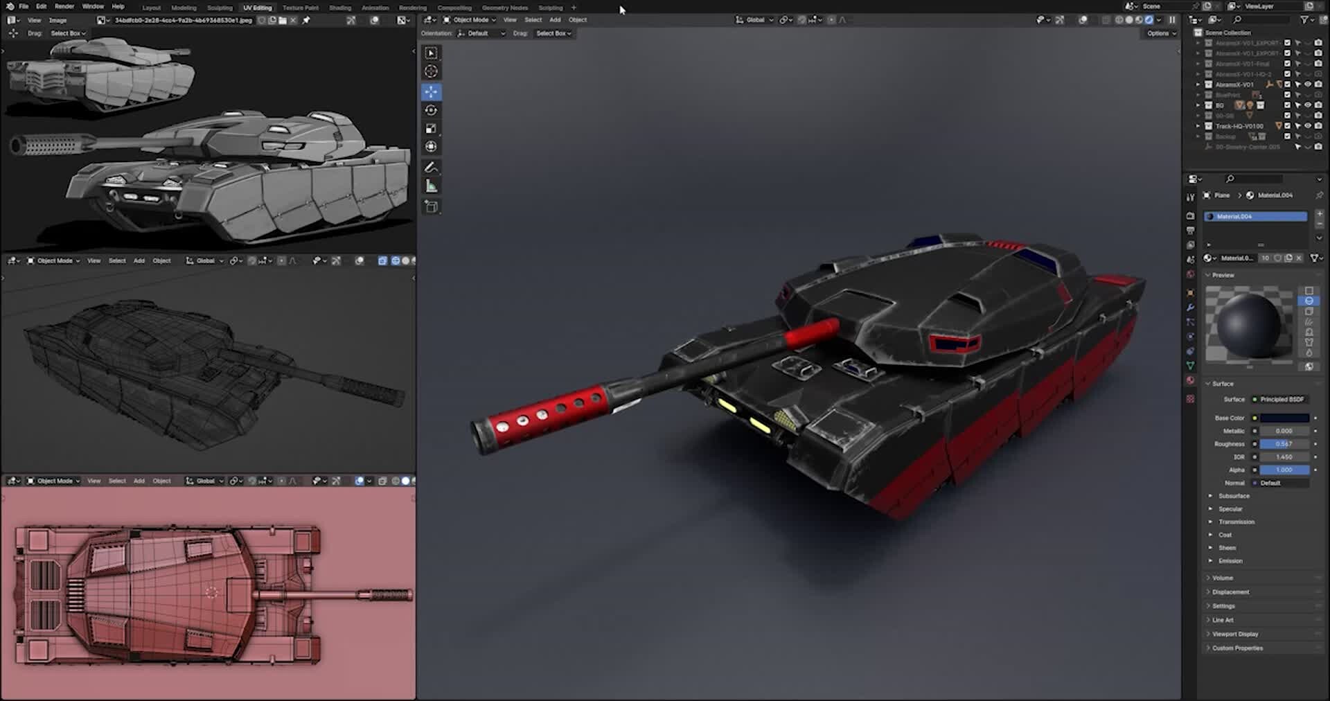 ArtStation - Tank Modelling for PC Game (Misclick Games).