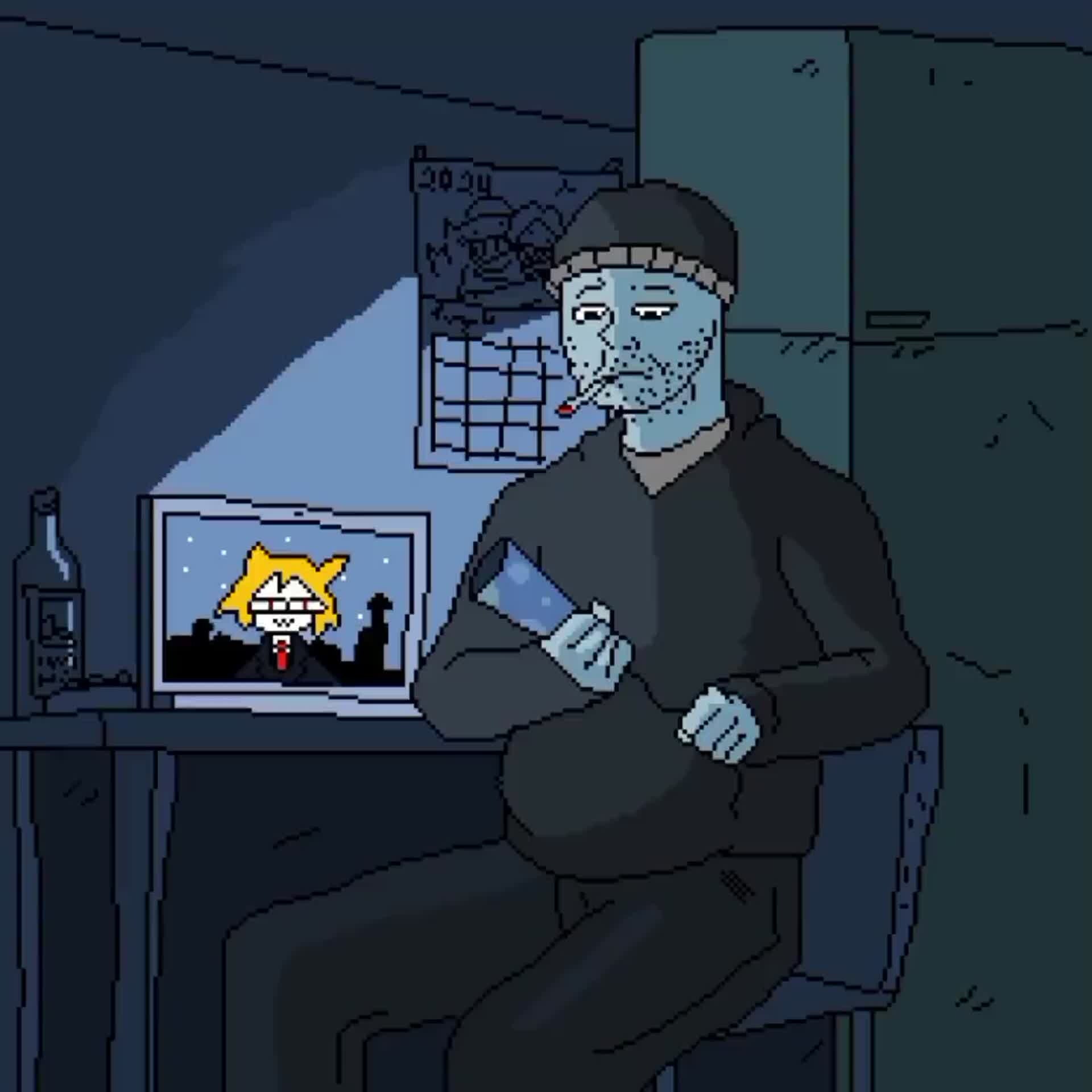 ArtStation - Doomer celebrates the new year