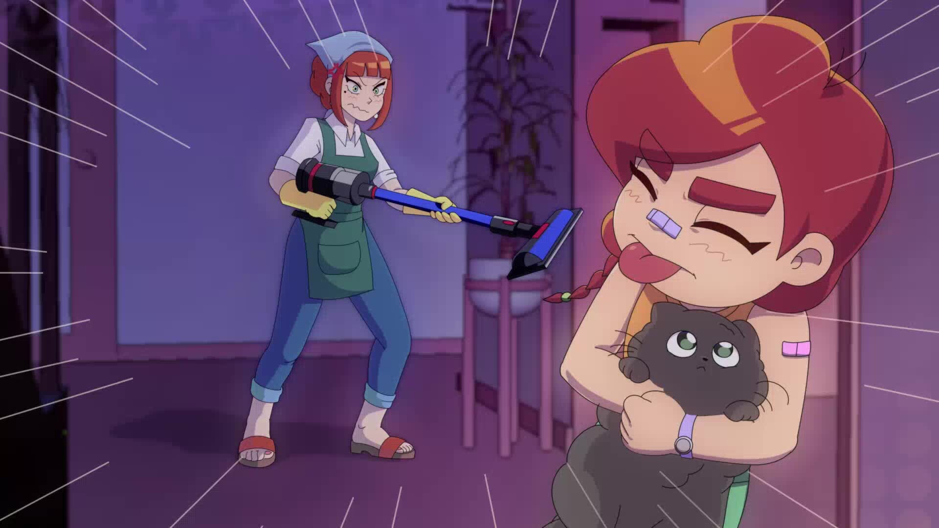 ArtStation - Chasing animation sequence (Dust buddies project)