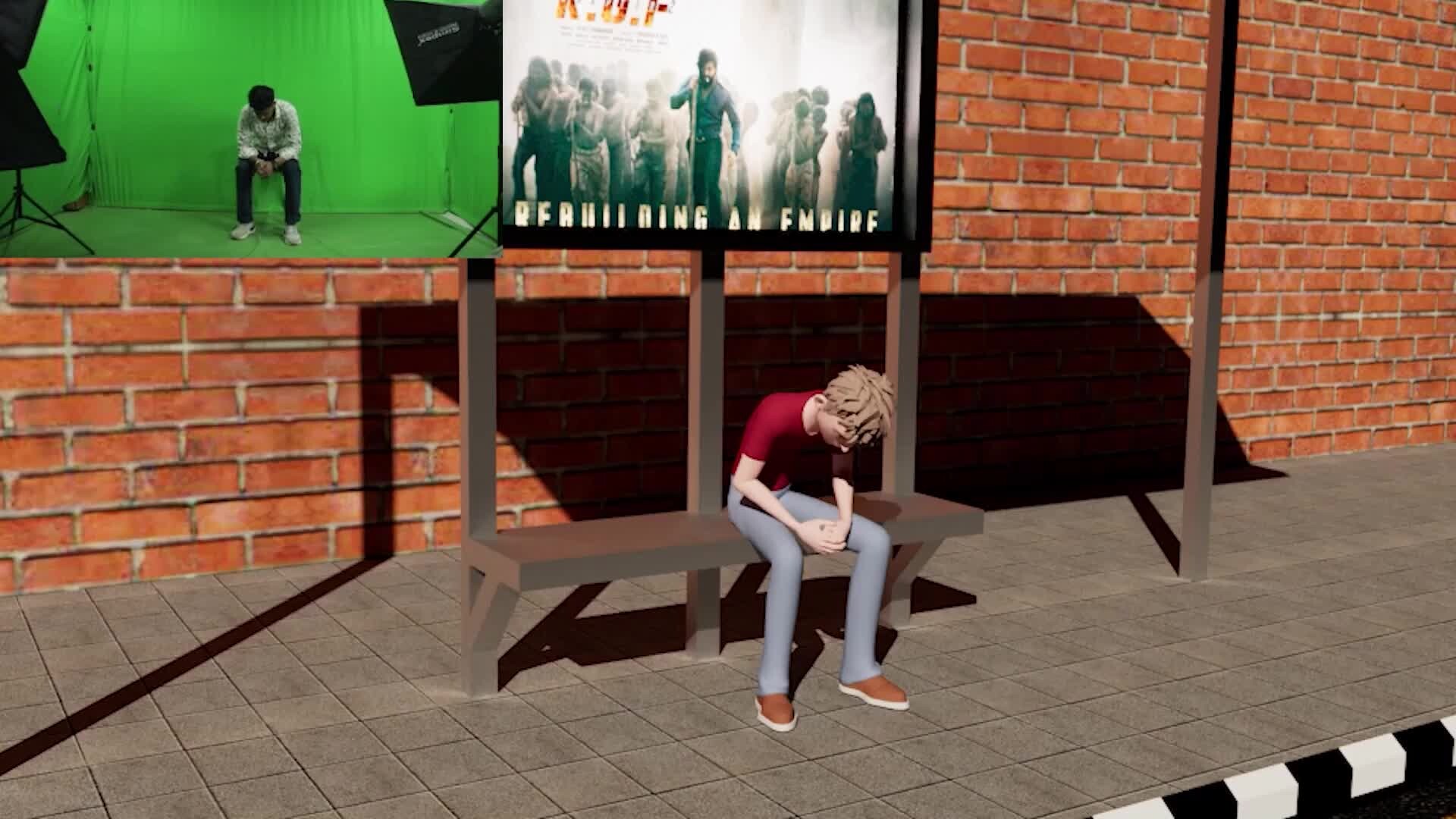 ArtStation - Bus stand aimattion