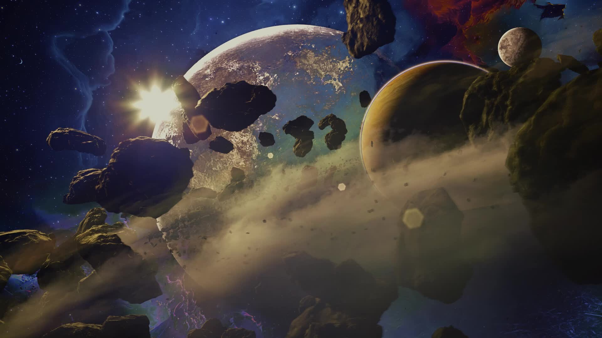 ArtStation - Planetary Asteroid Belt