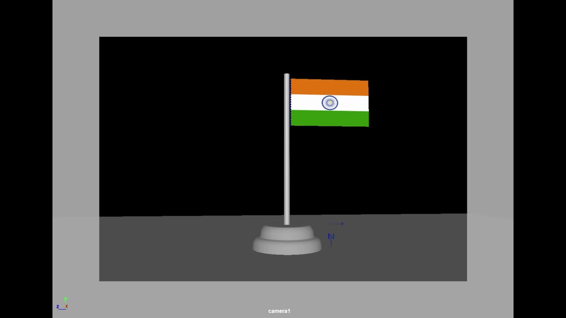 ArtStation - flag ncloth simulation