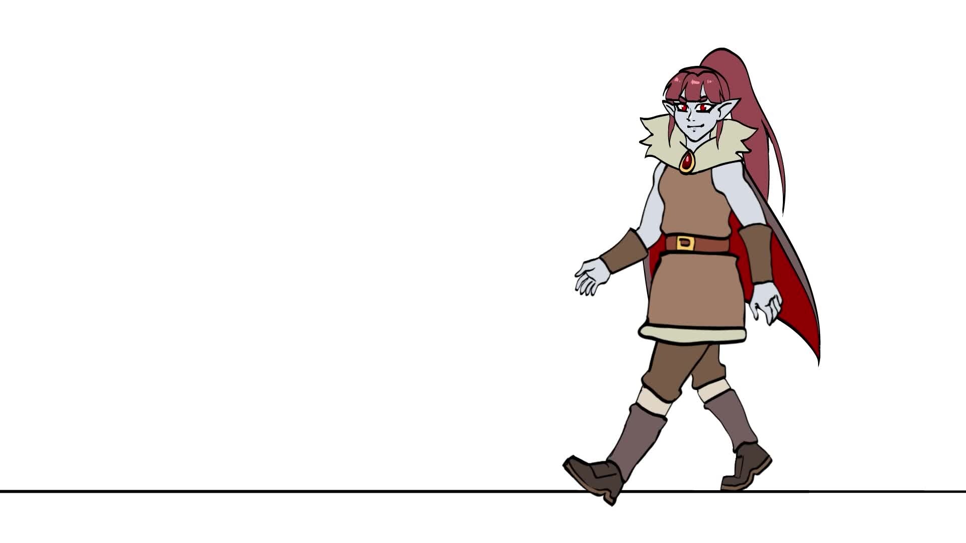 ArtStation - Animation CA2-- Walk, Run & Jump animations (rigged)