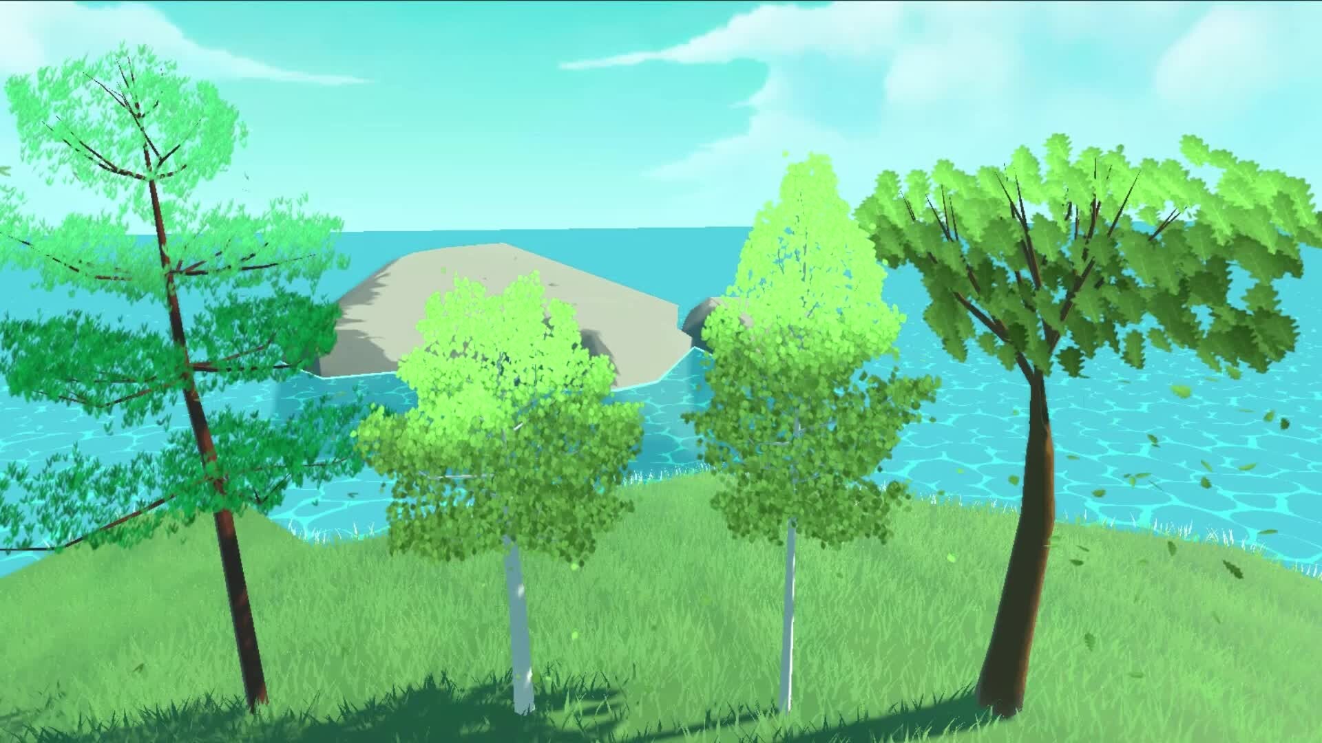 ArtStation - Trees with Particle System in Unity 3D