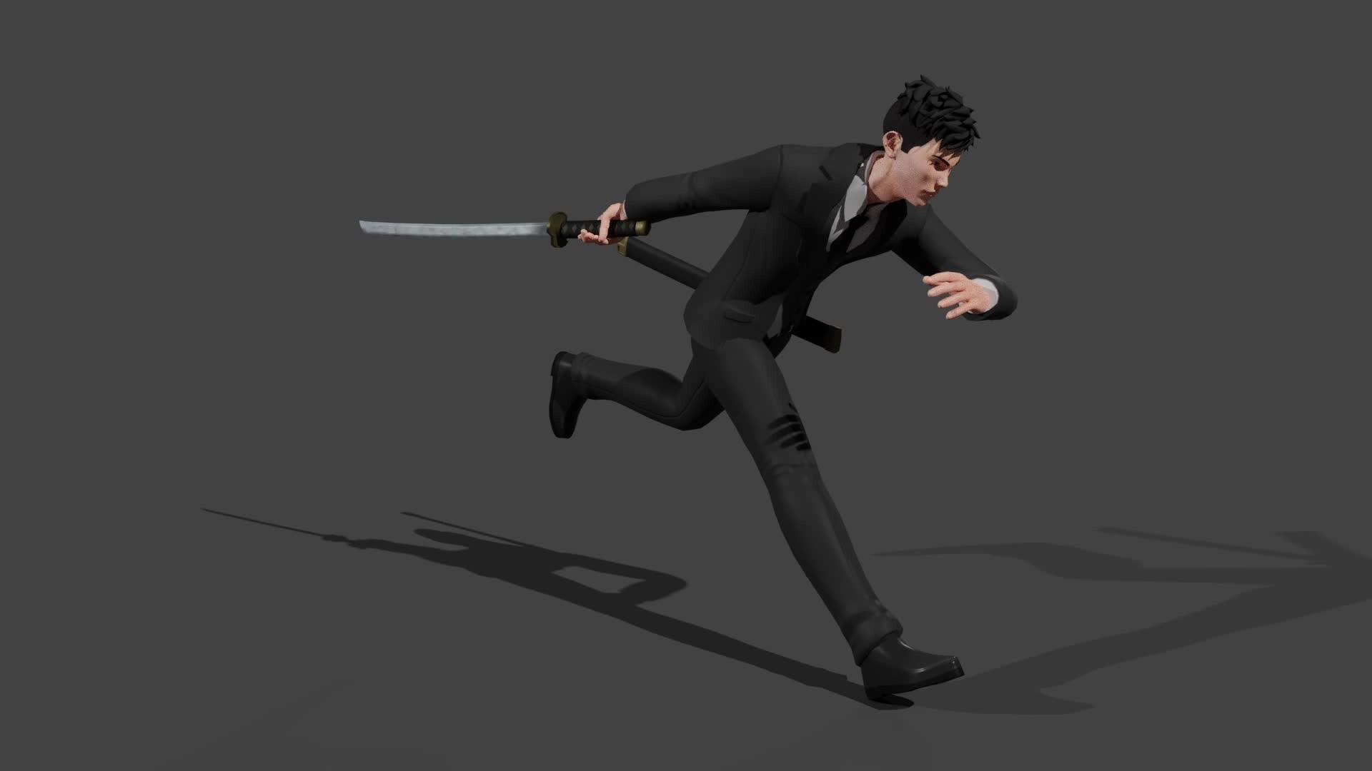 ArtStation - Swordsman Yukio Run