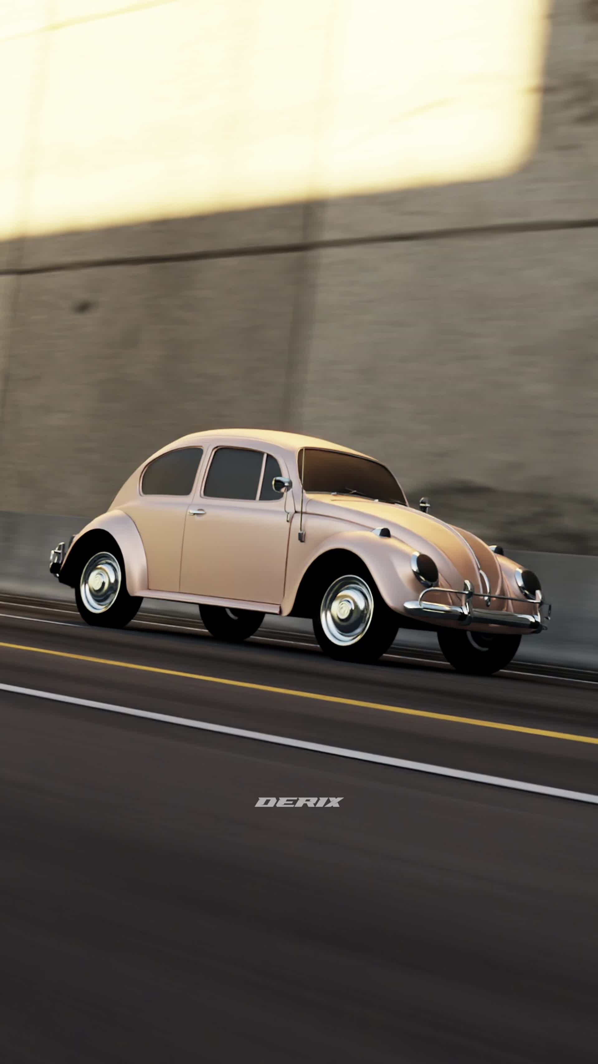 ArtStation - Volkswagen Beetle Modeled and rendered in Blender 3d