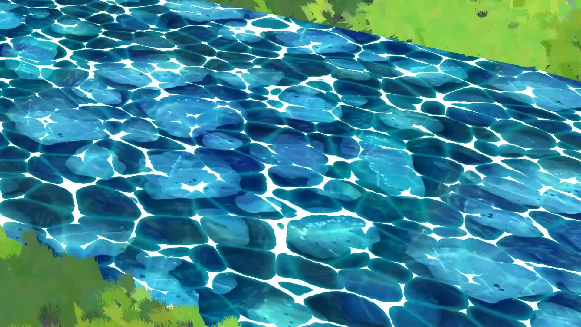 ArtStation - Anime style water