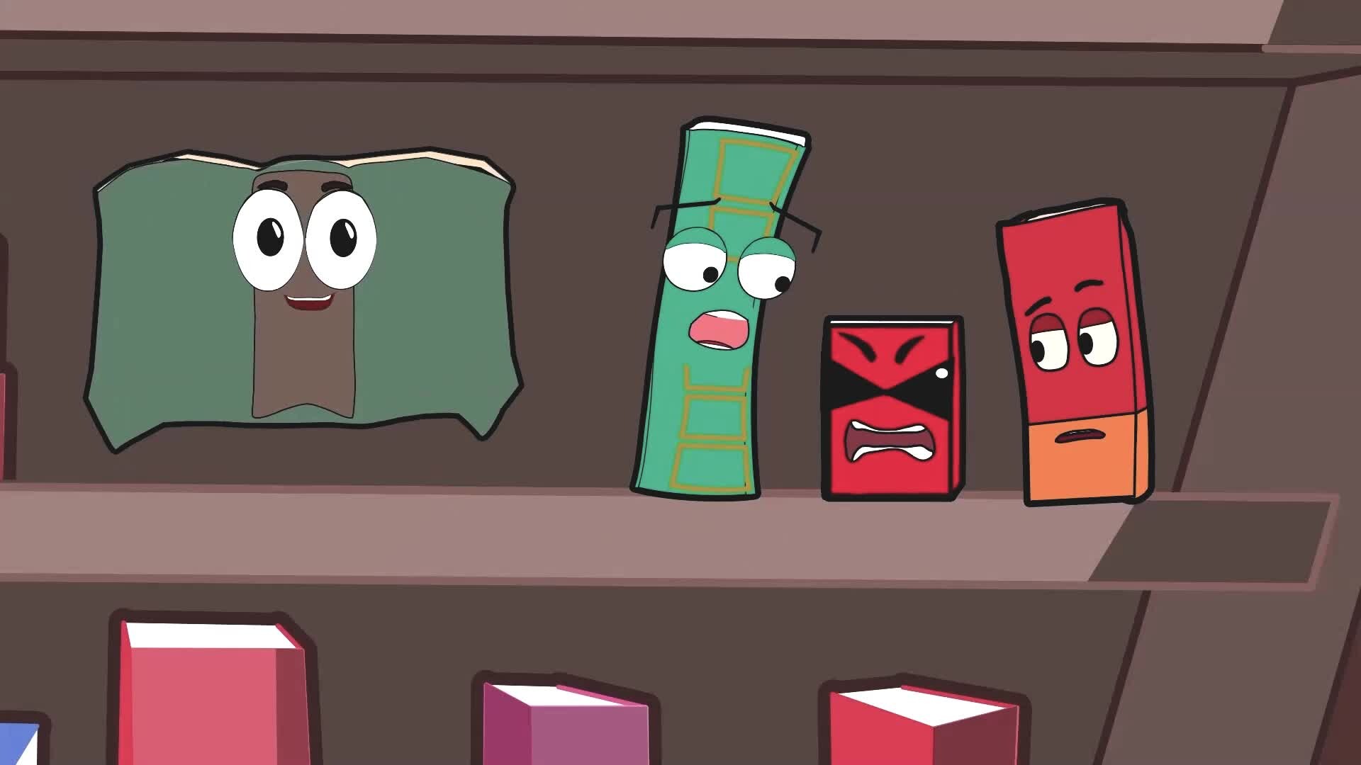 ArtStation - "Libro/e" short film - 2° PART - 2D Animations in Moho