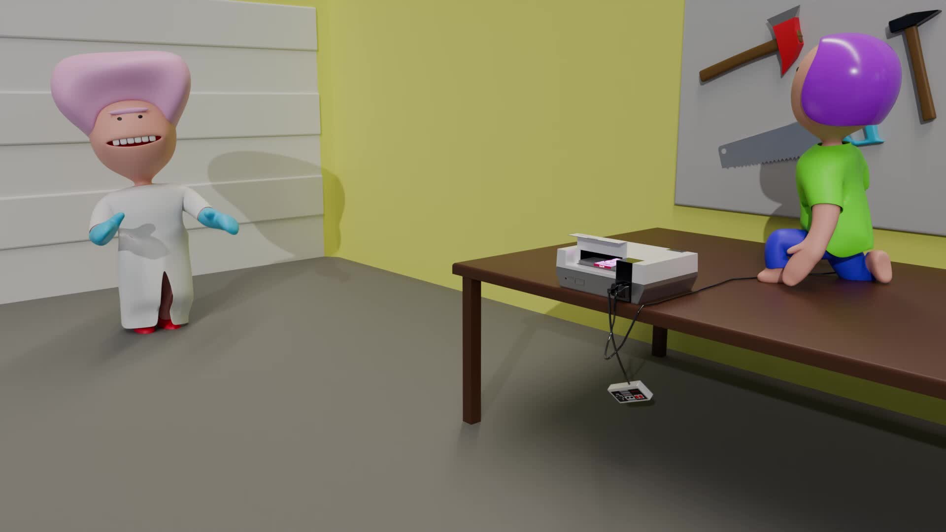 ArtStation - NES with portal cartridge Animation