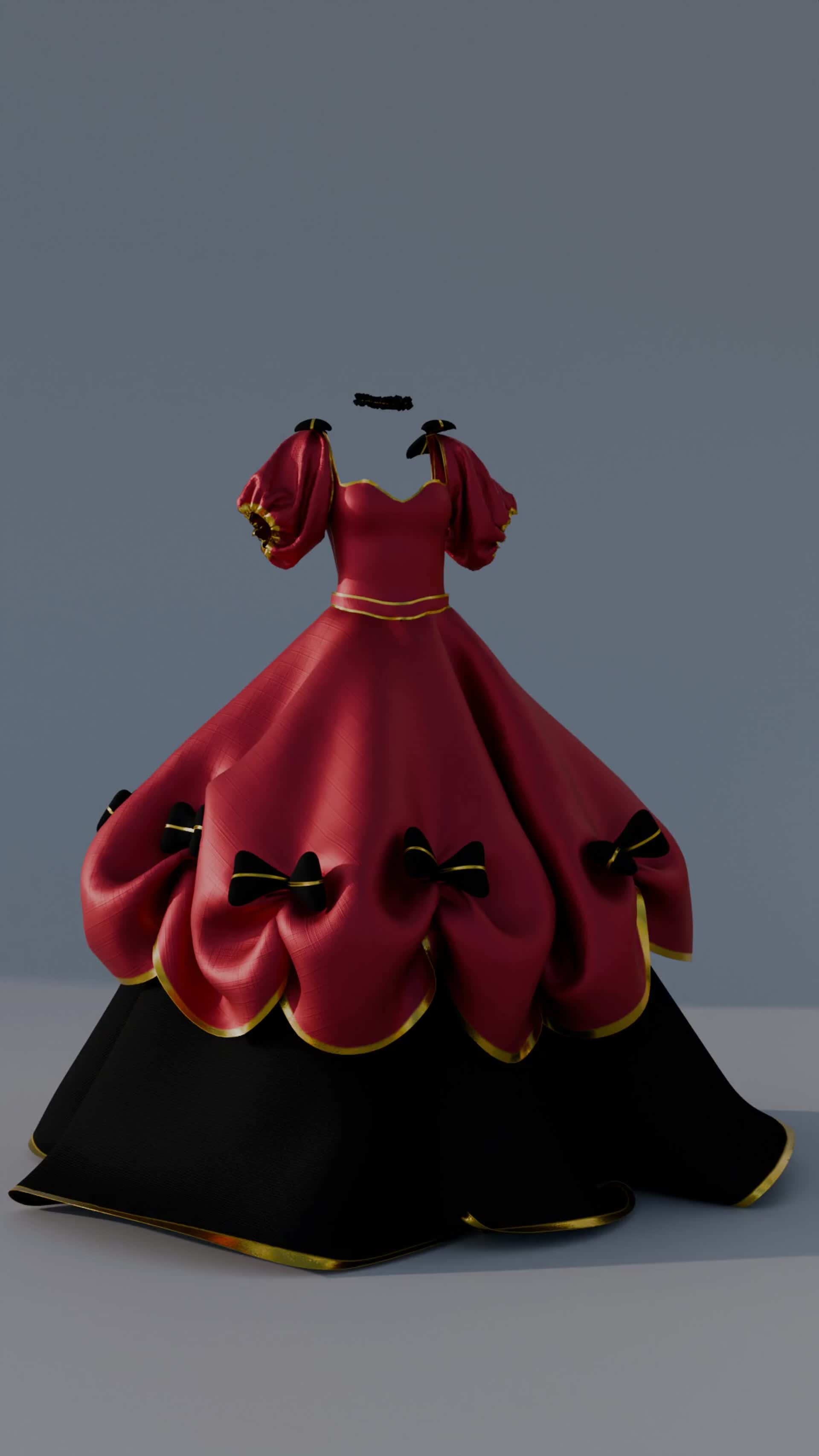 ArtStation - Red Ball Gown