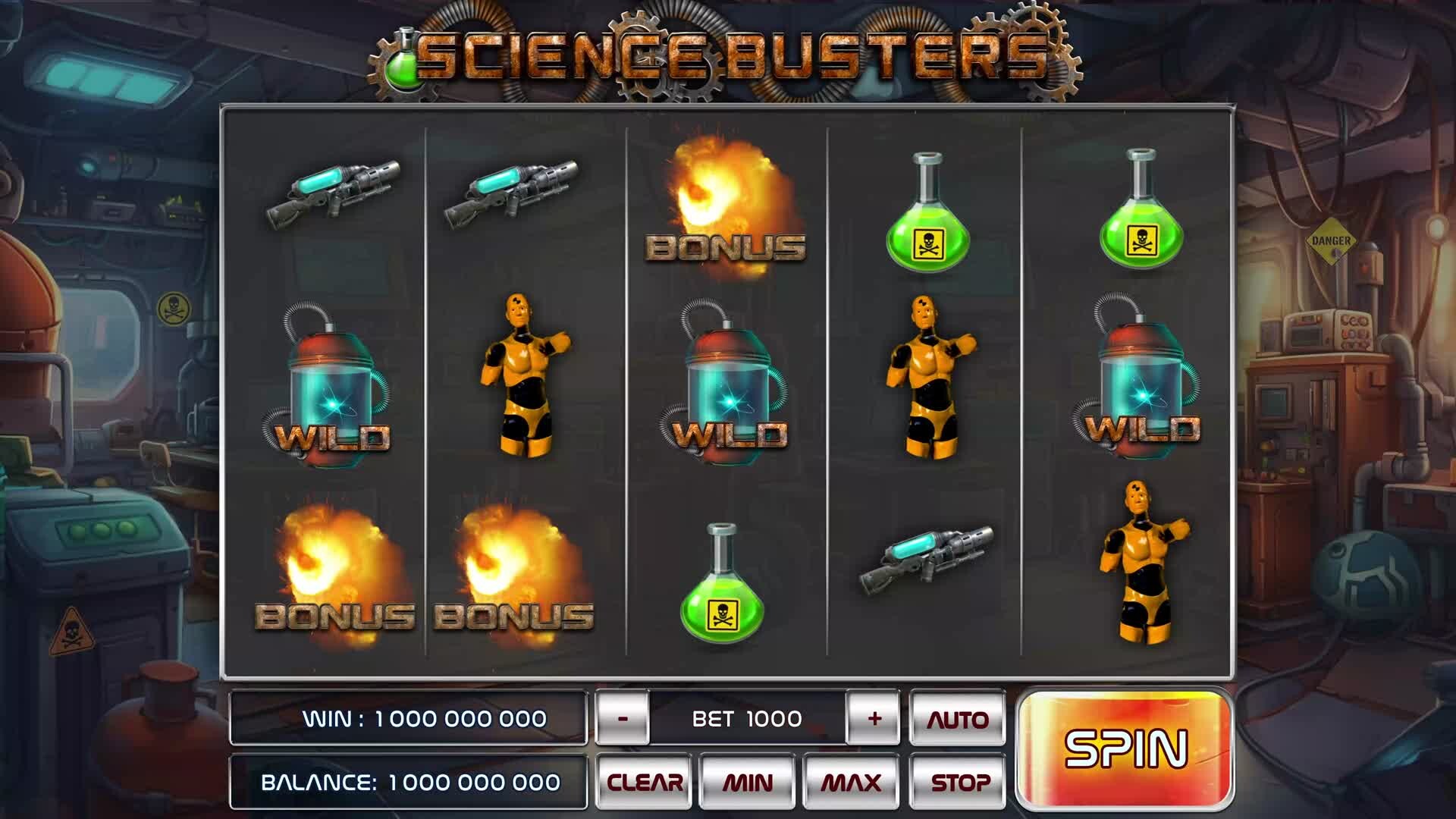 ArtStation - Electrifying ‘Science Busters’ Slots Game Animation