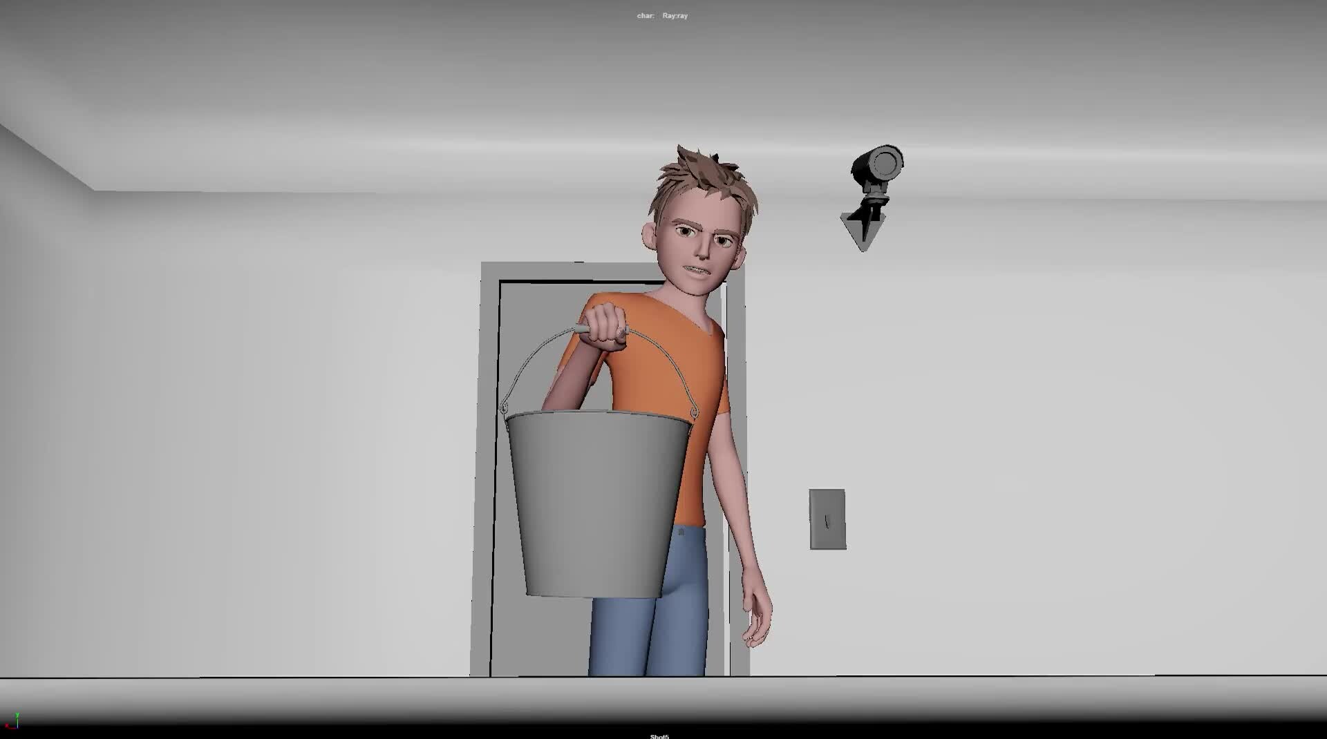 ArtStation - Bucket (3D Animation Dialogue Practise)