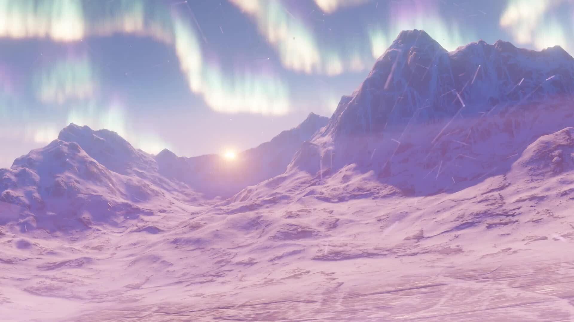 ArtStation - Snowy Mountains