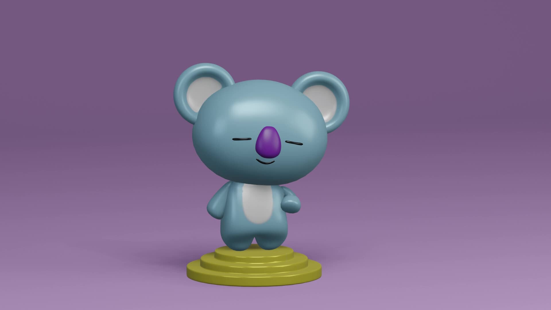 ArtStation - BT21 FanArt Koya BTS 3D art video