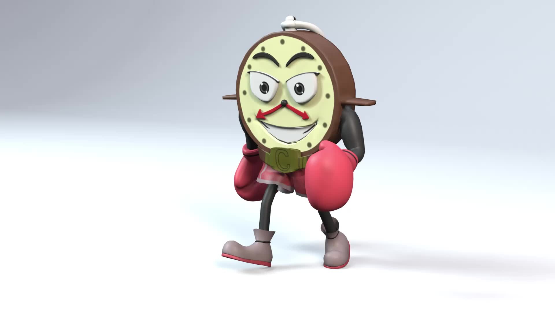 ArtStation - Clock man game character animation