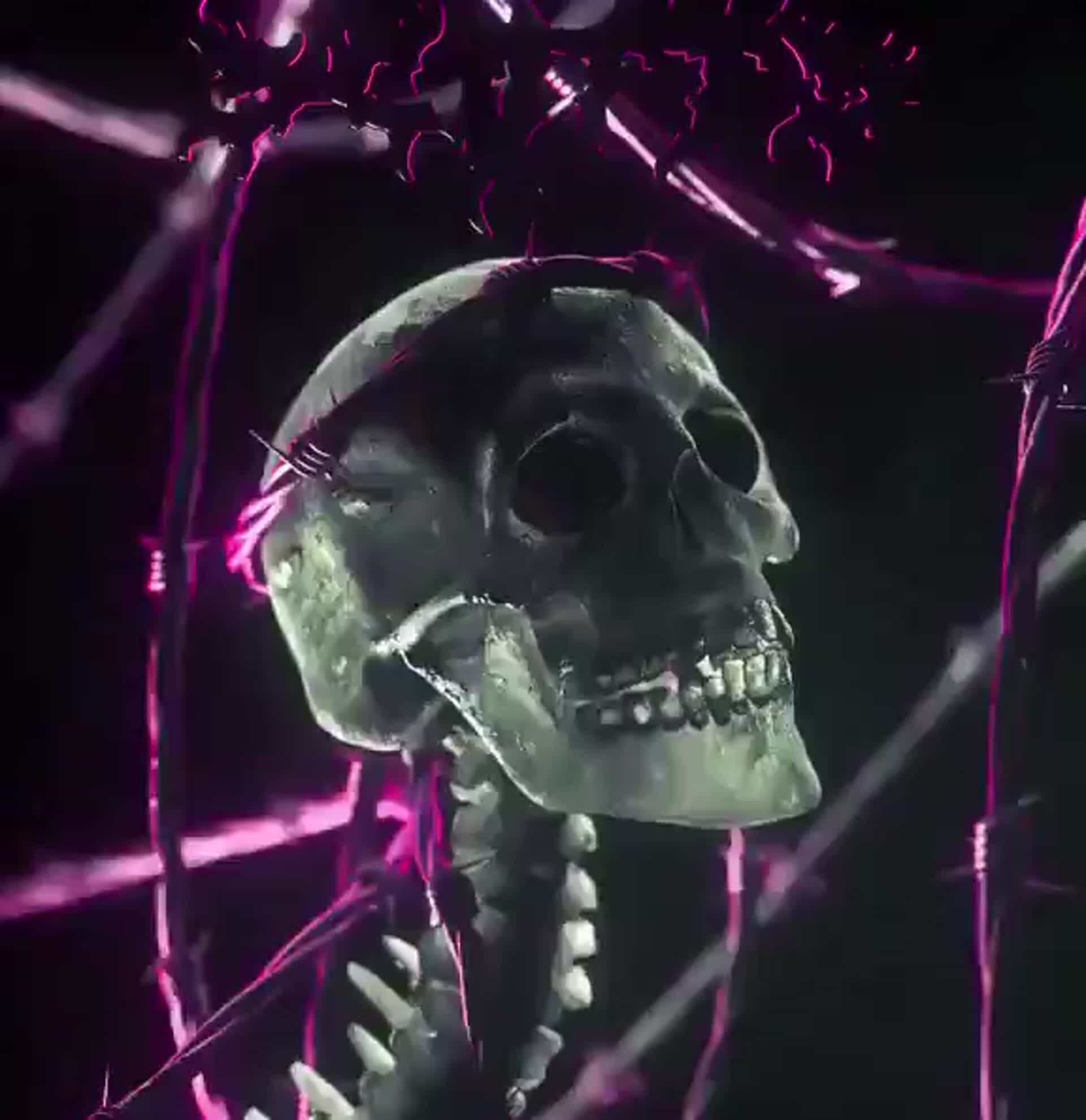 ArtStation - Skull animation ☠️