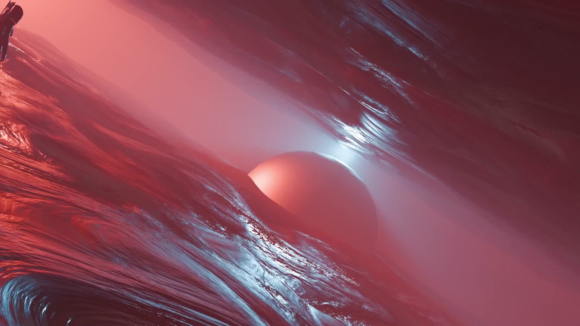 ArtStation - Mysterious sphere in cave