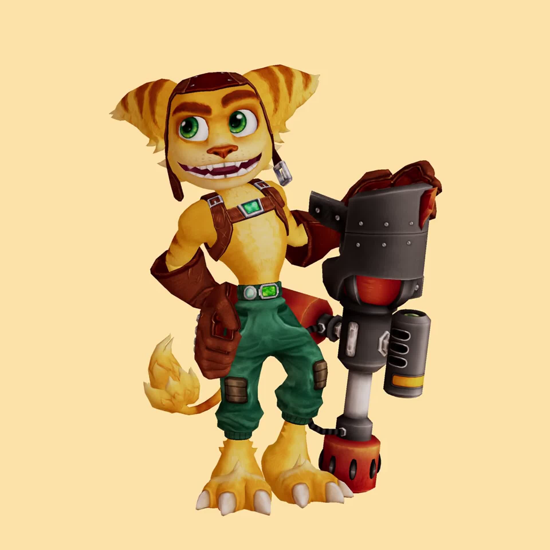 ArtStation - Ratchet and Pyrocitor Rigged Model