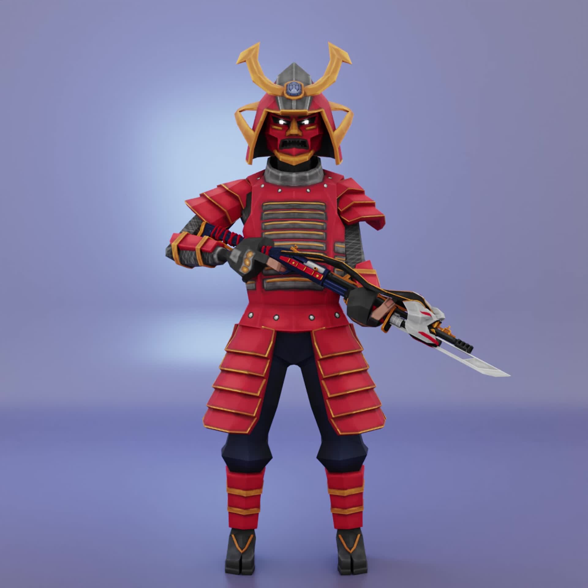 Konstantin Baev - LowPoly Warrior