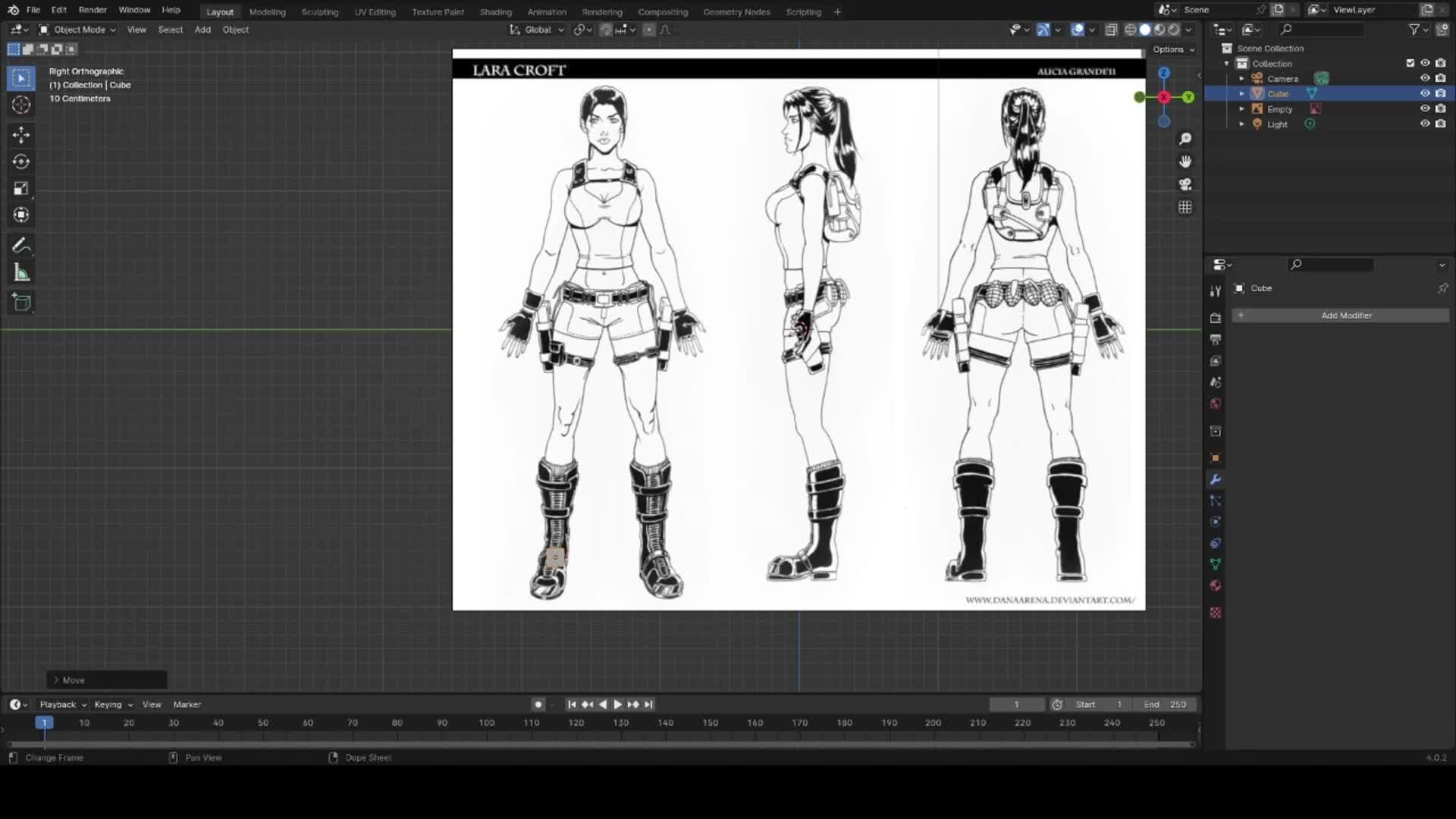 ArtStation - Modelling Lara Croft