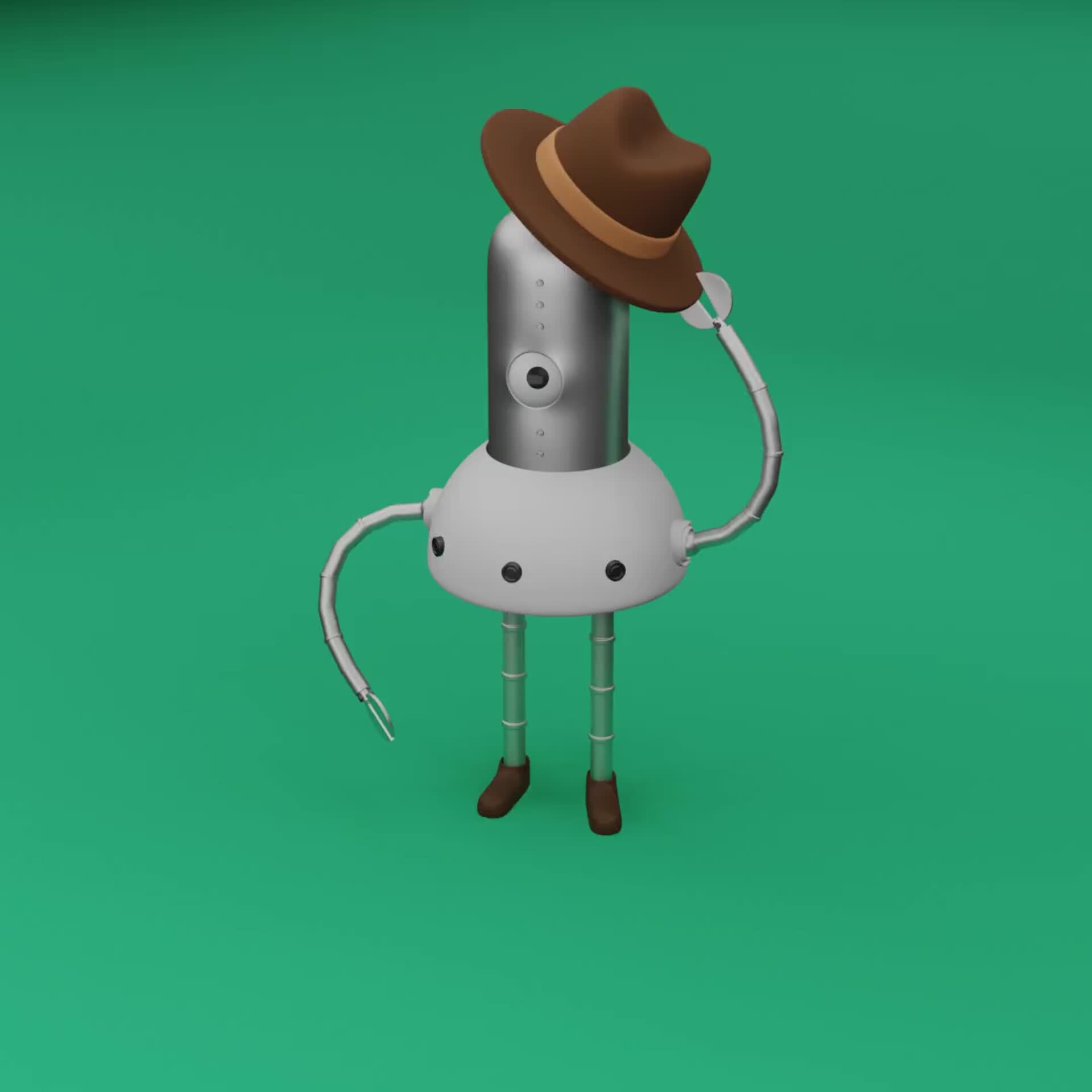 ArtStation - Gentleman robot