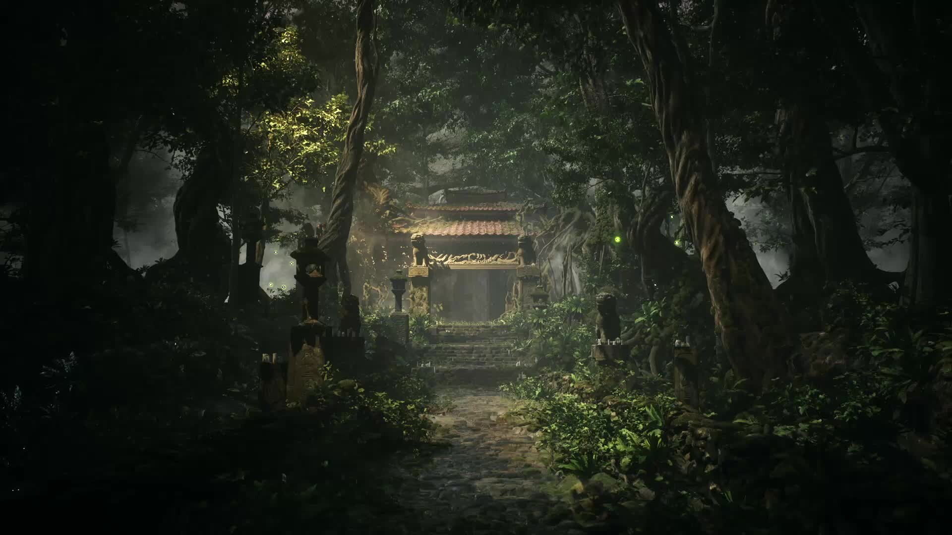 ArtStation - Temple in the Woods