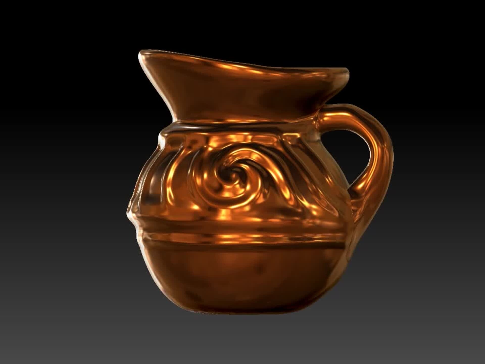 ArtStation - Pitcher 3D Model