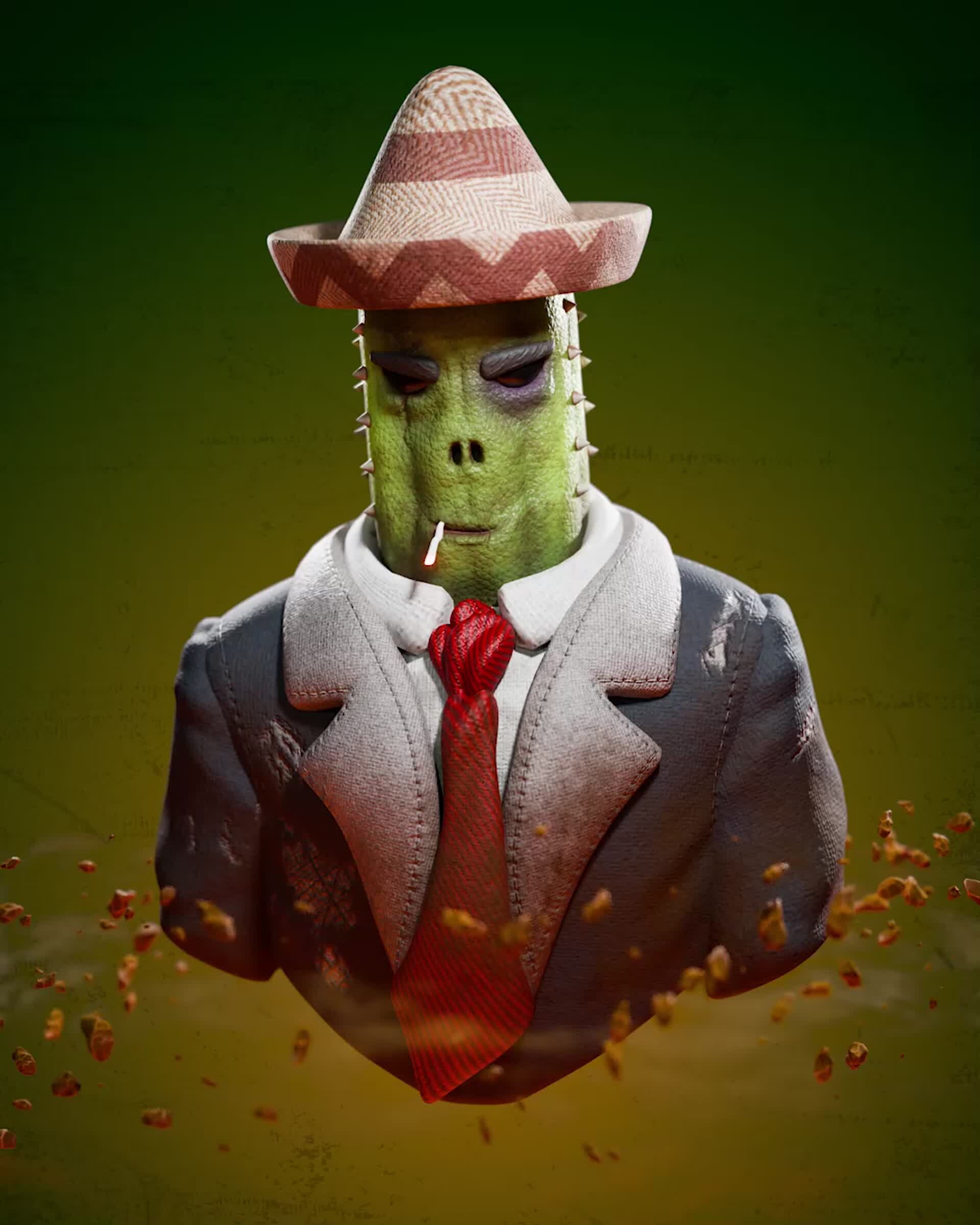 ArtStation - Mexican Mafia Cactus Remastered