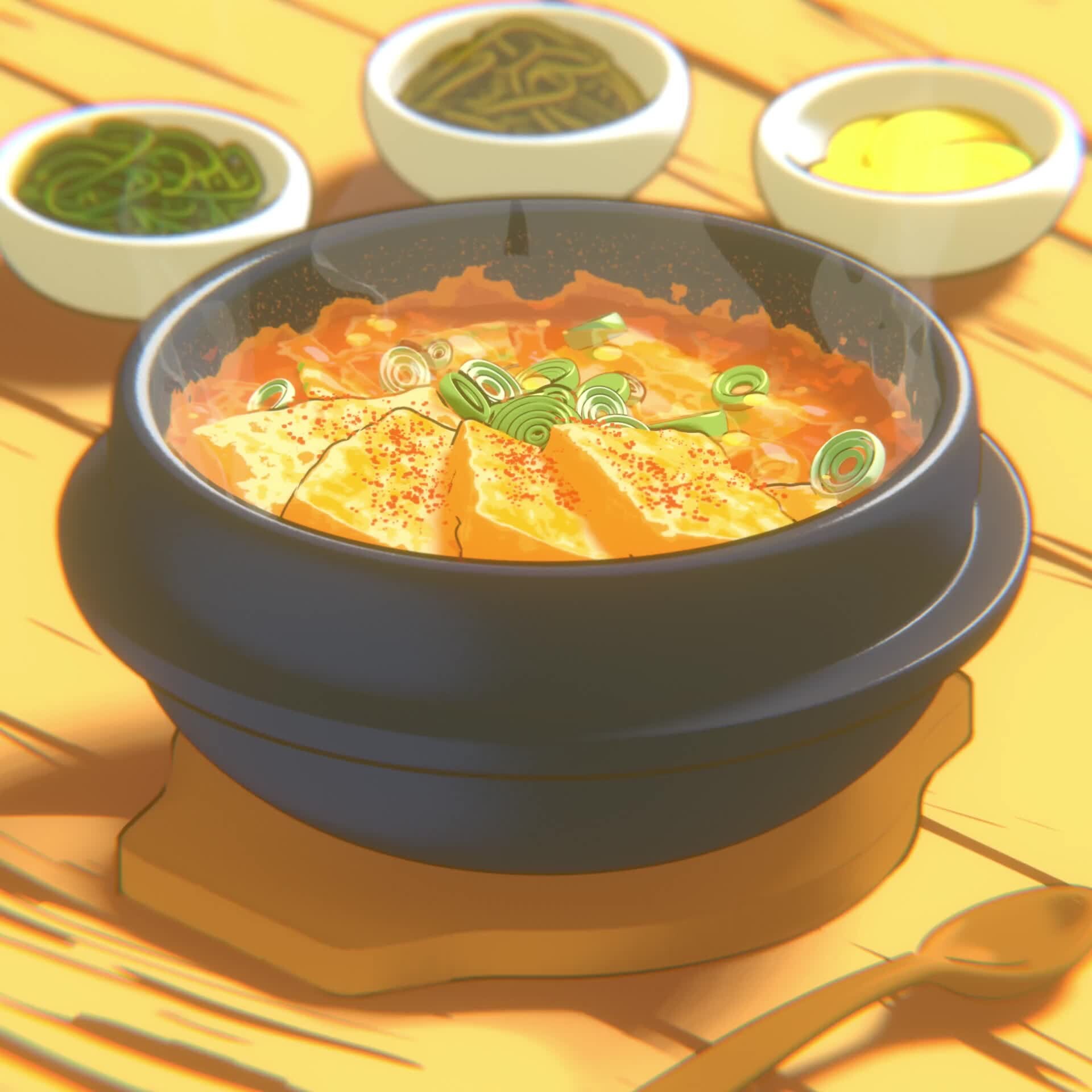 ArtStation - Anime Style Food Series