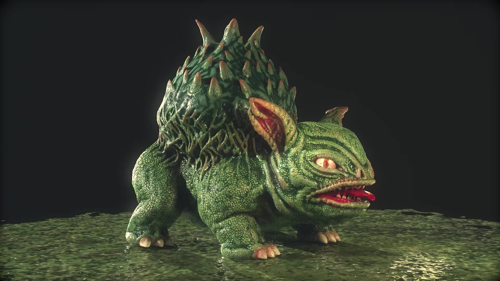 ArtStation - Demon bulbasur