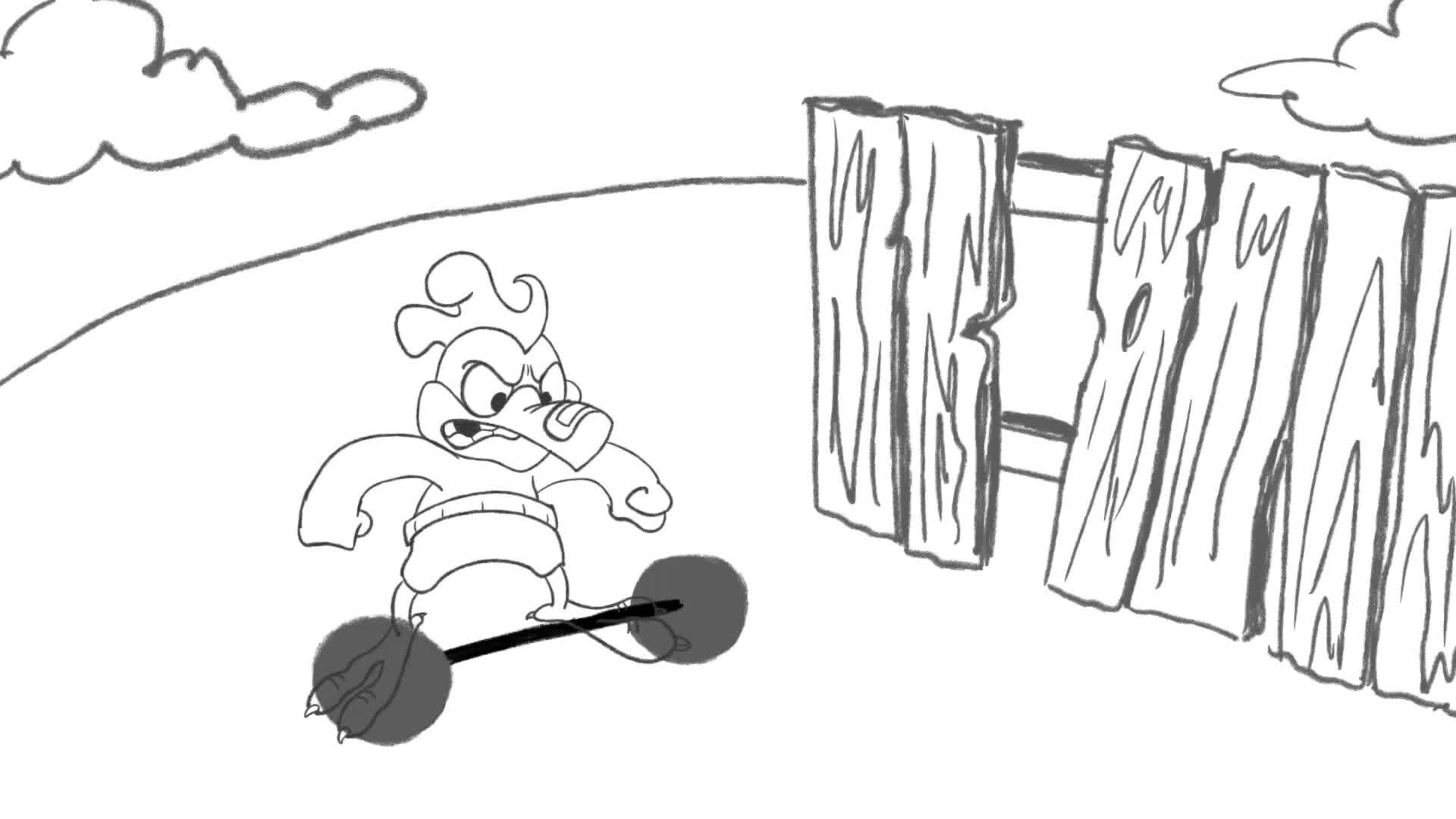 ArtStation - Heavy Lift Animation Pencil Test Exercise