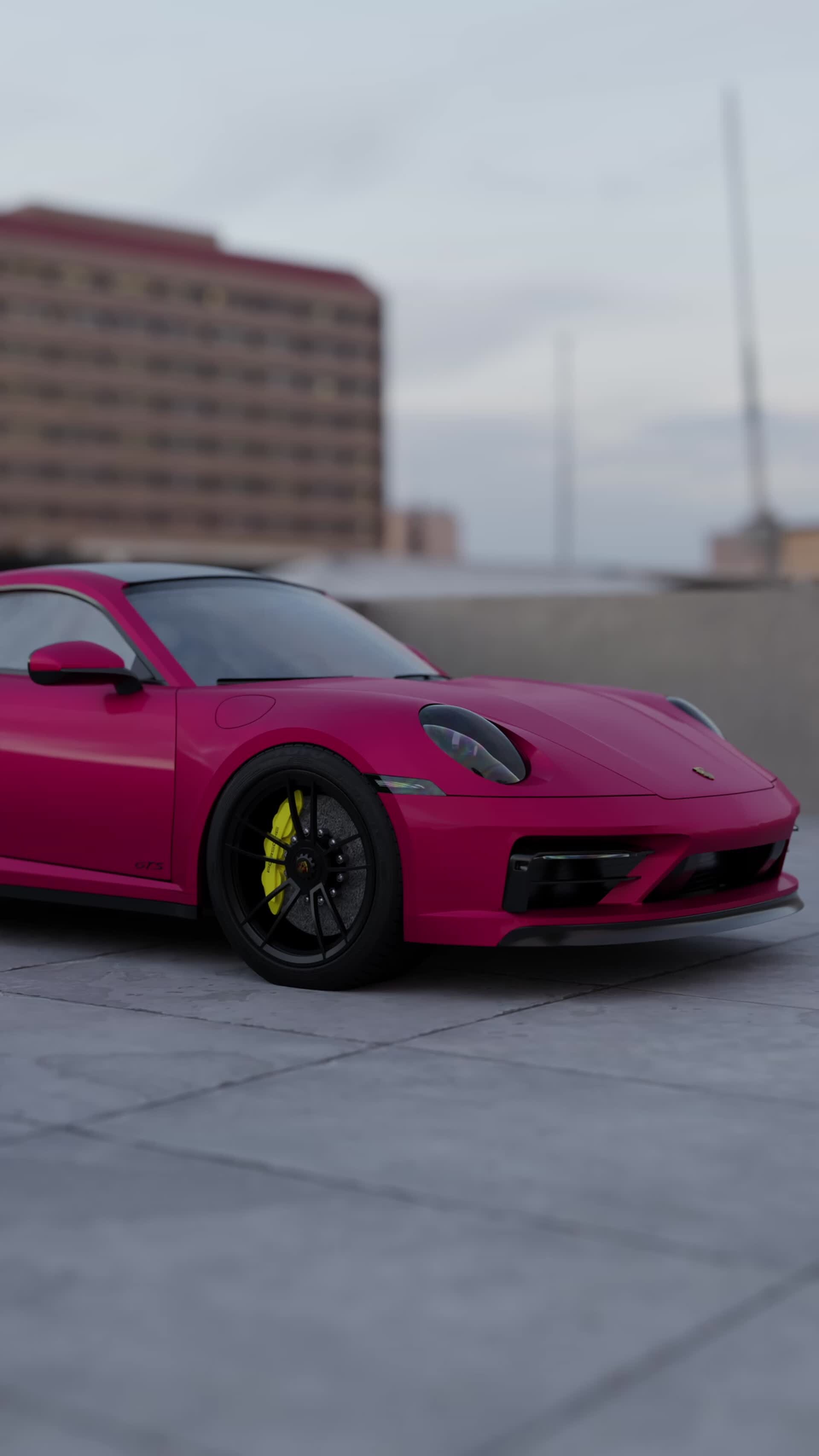 ArtStation - Porsche 911 Carrera 4 GTS Animation