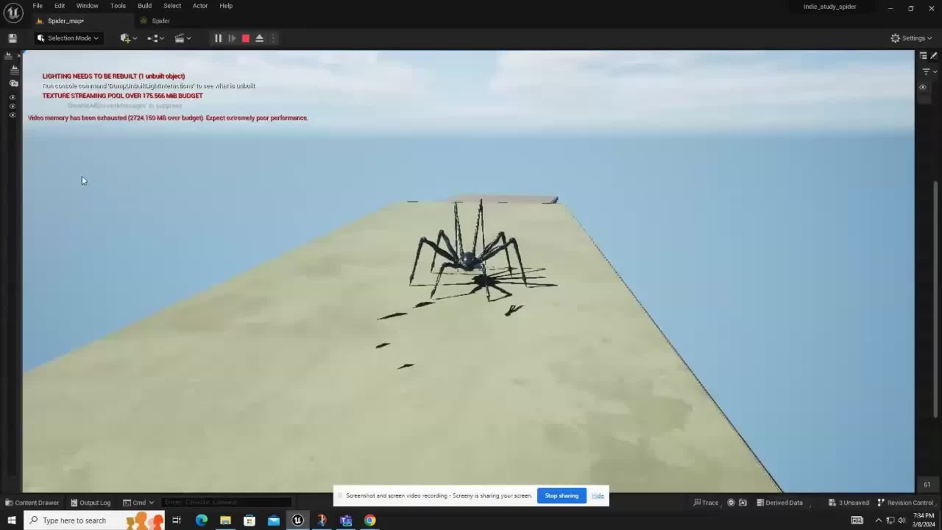 ArtStation - Procedurally Animated Spider- WIP