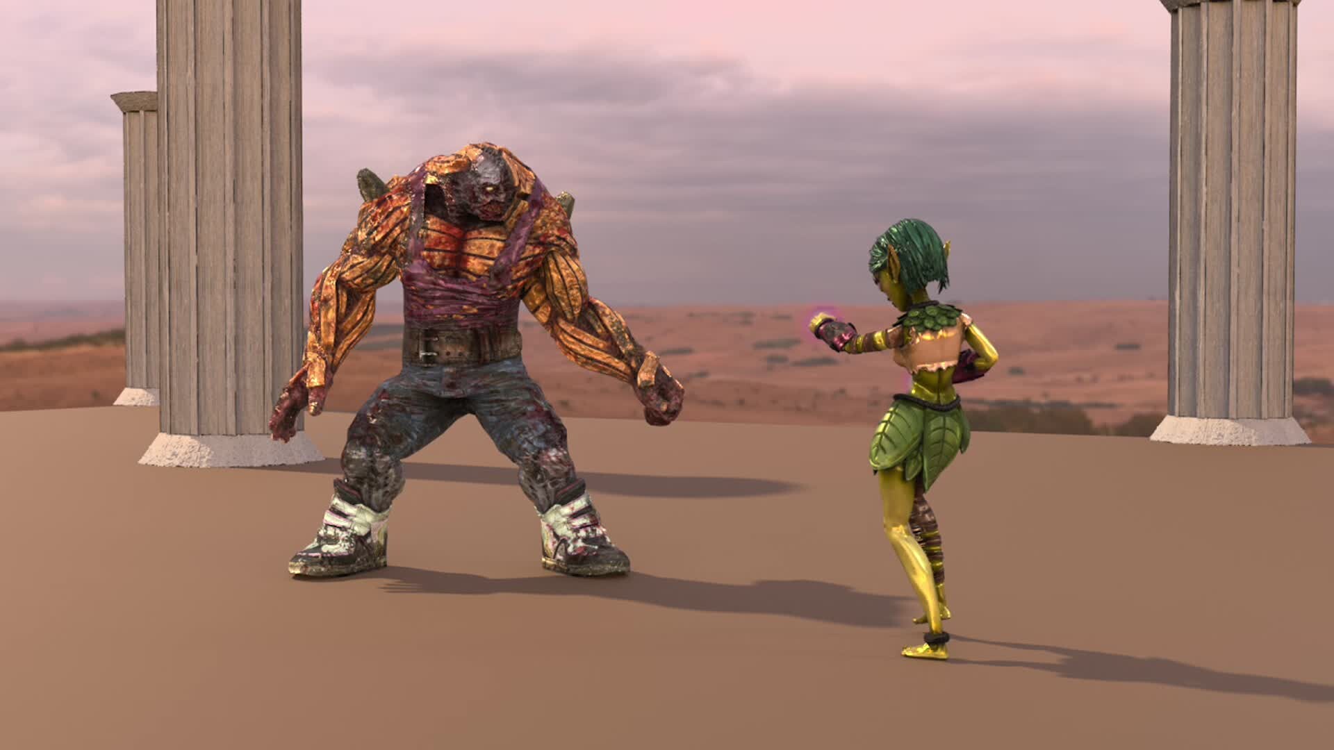 ArtStation - Effects Assignment : A Stand Off