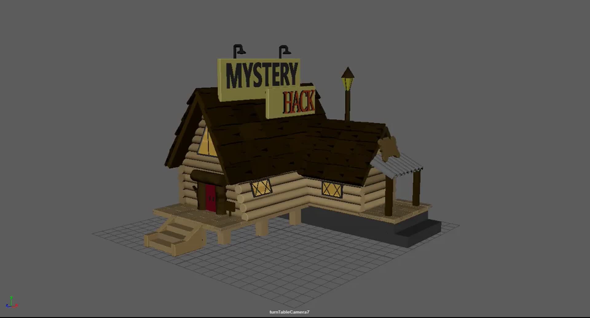 ArtStation - mystery shack modelacion